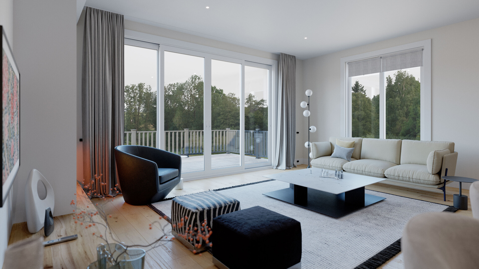INNA 3D - Interior 3D Rendering for Maple Leaf Custom Homes, Canada