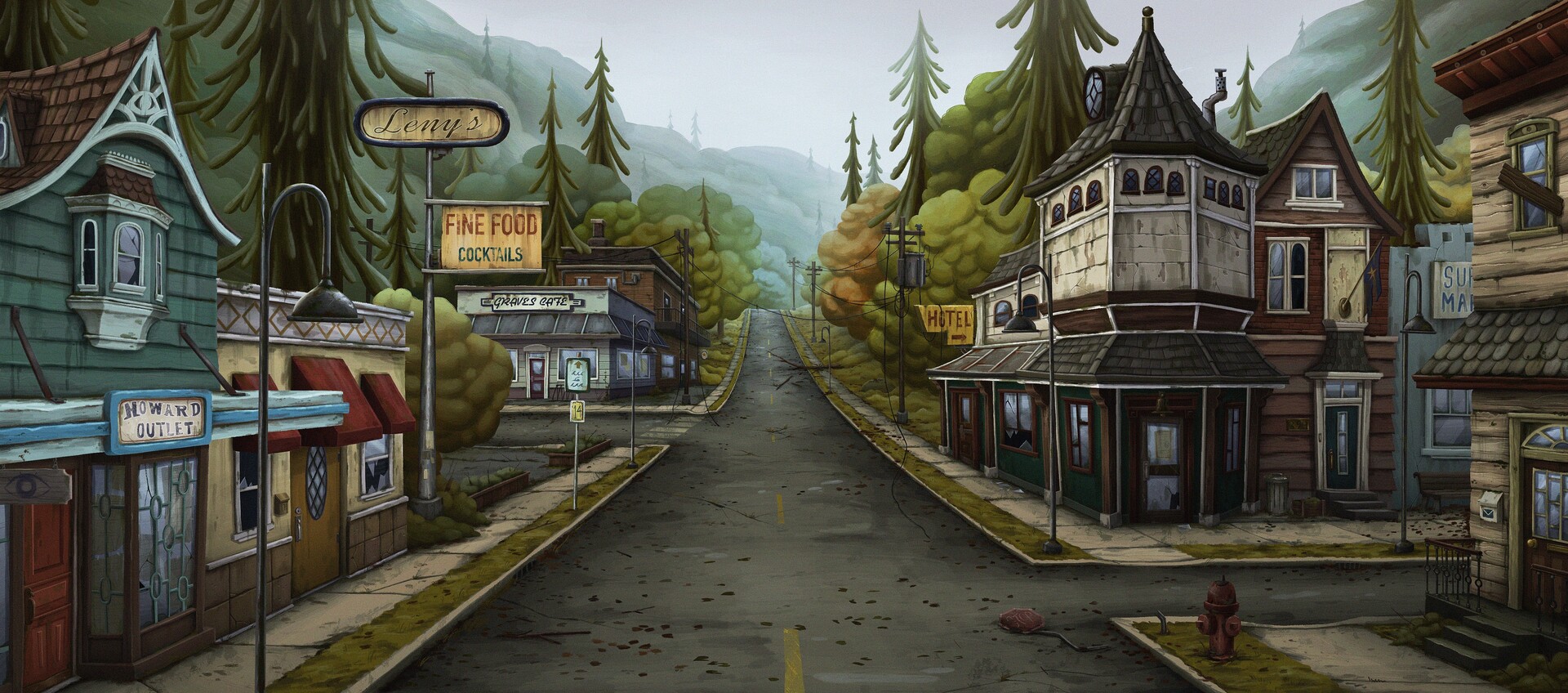 ArtStation - The town