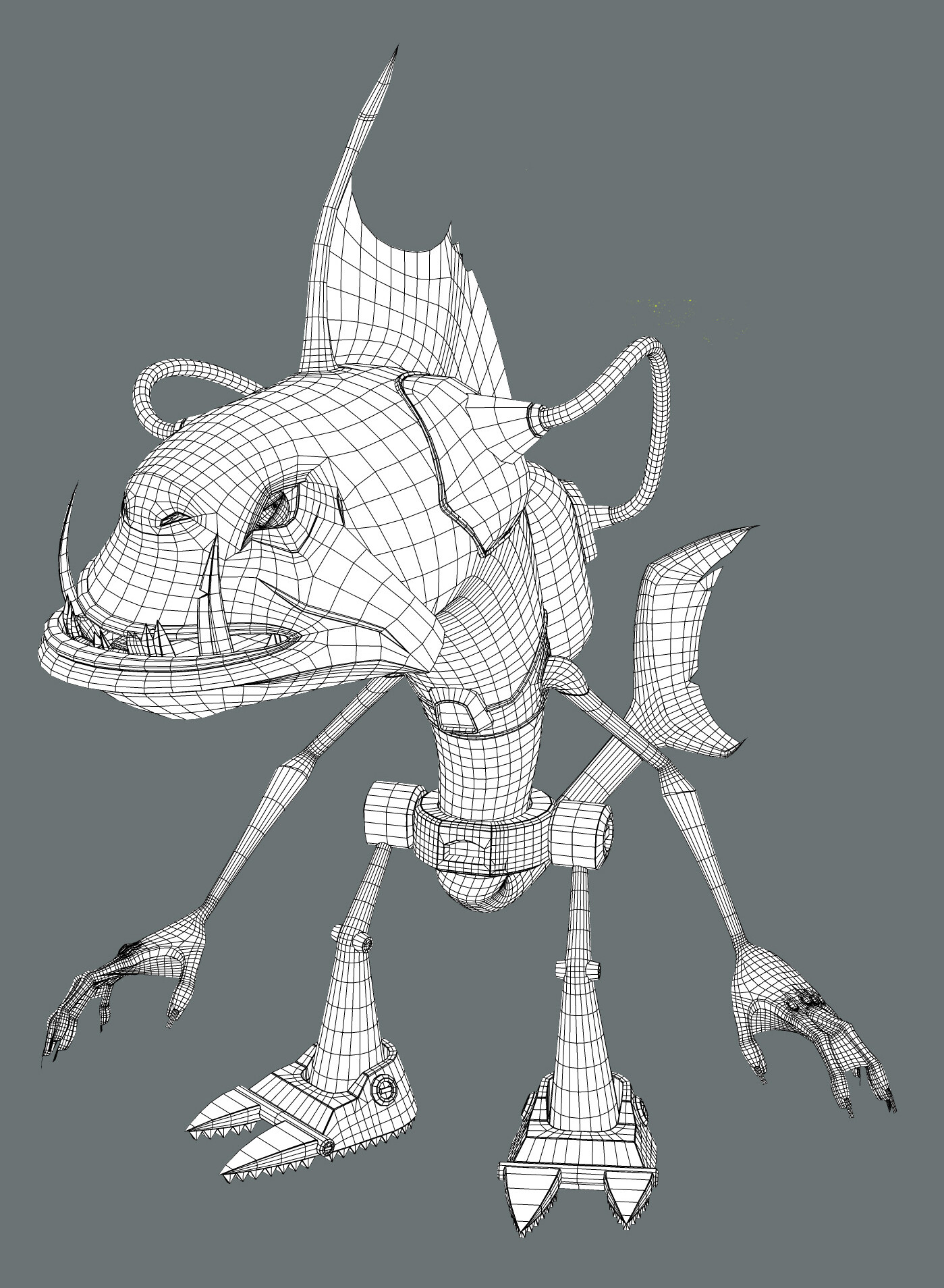 how to draw fish face tmnt