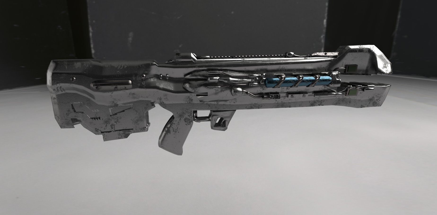 ArtStation - Plasma Rifle (Worn)