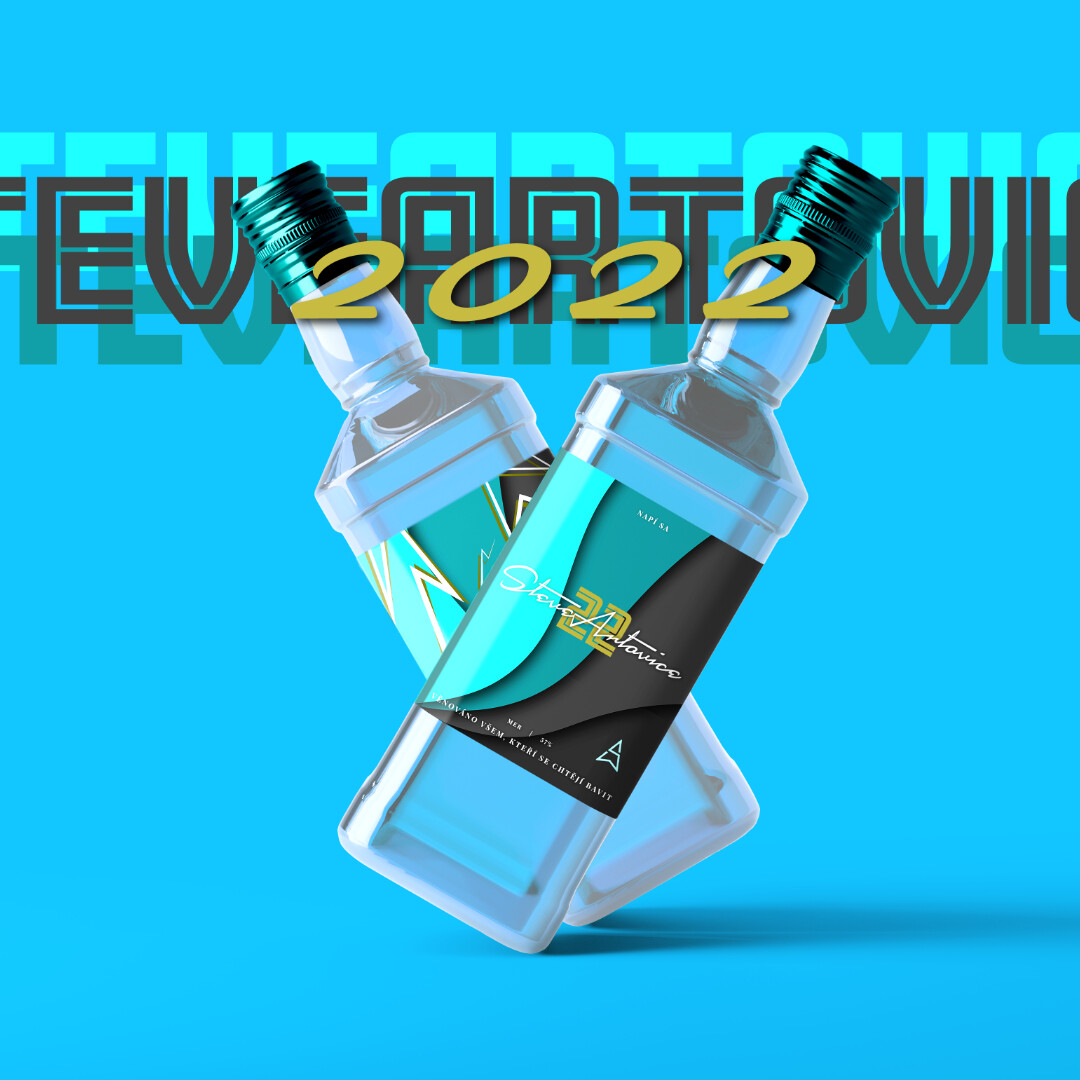 ArtStation - Alcohol label design / STEVARTOVICE