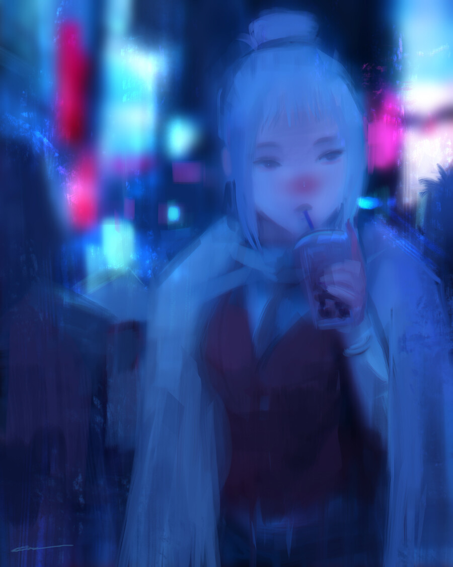 ArtStation - Bubble Tea (ORIGINAL)