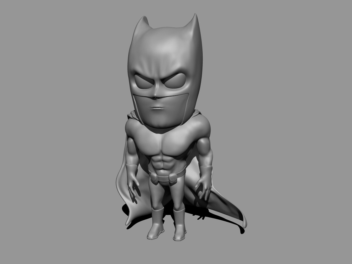 ArtStation - Mini batman WIP