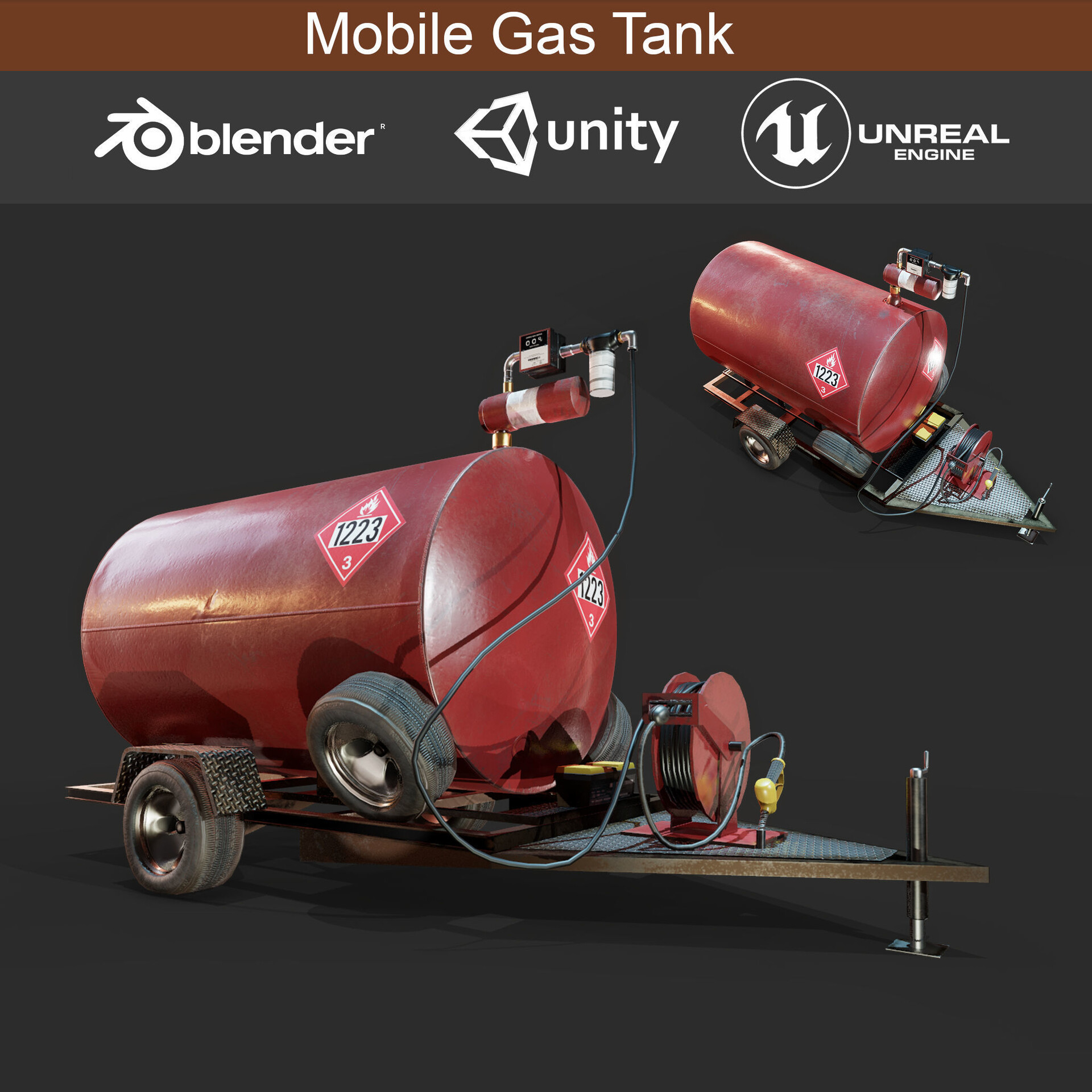 ArtStation - Mobile Gas Tank