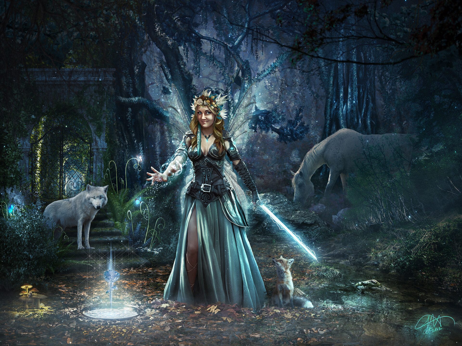 Artstation Fae Warrior