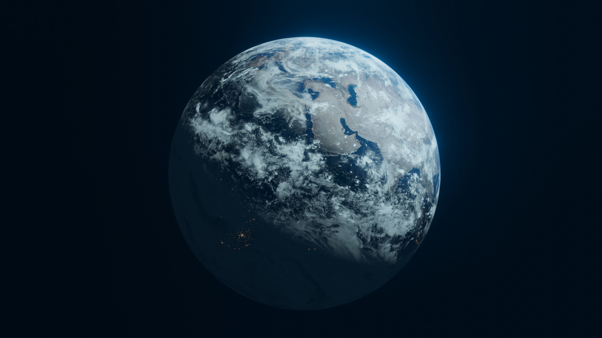 ArtStation - Realistic 3D Earth