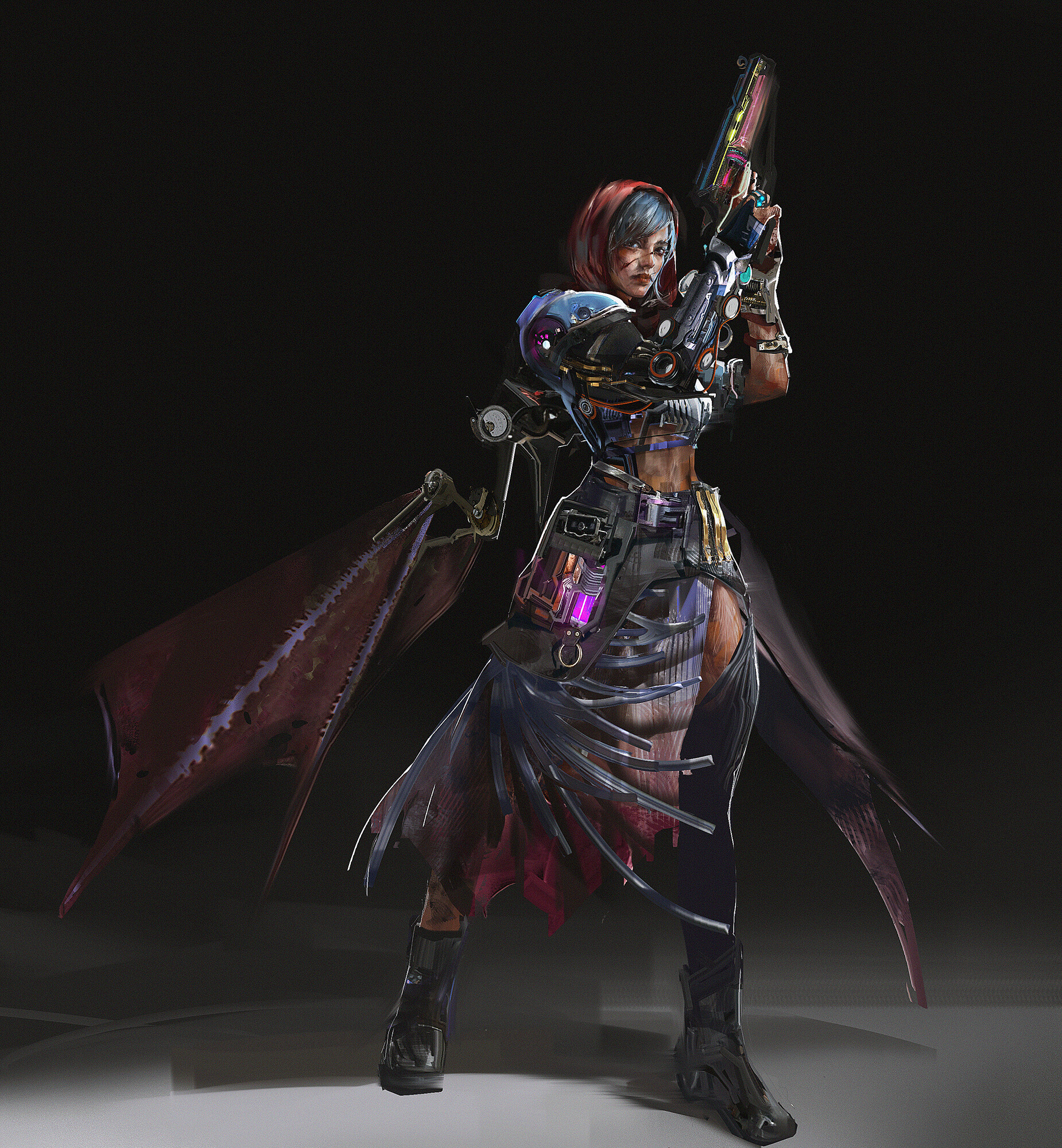 ArtStation - Steampunk Red Riding Hood