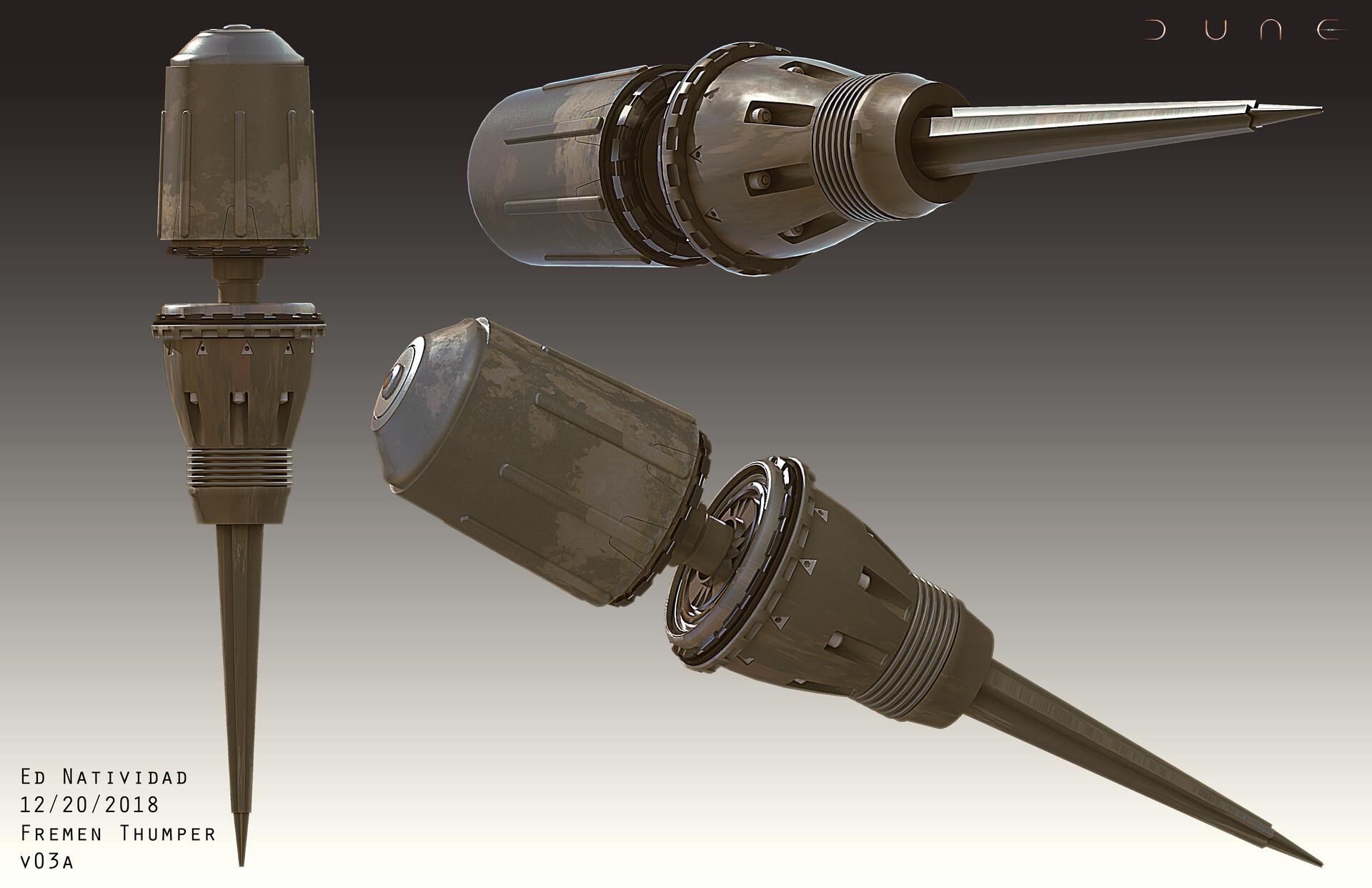 ArtStation - Fremen Thumper