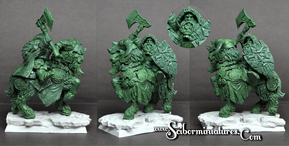 ArtStation - Dwarves - miniatures - hand sculpted