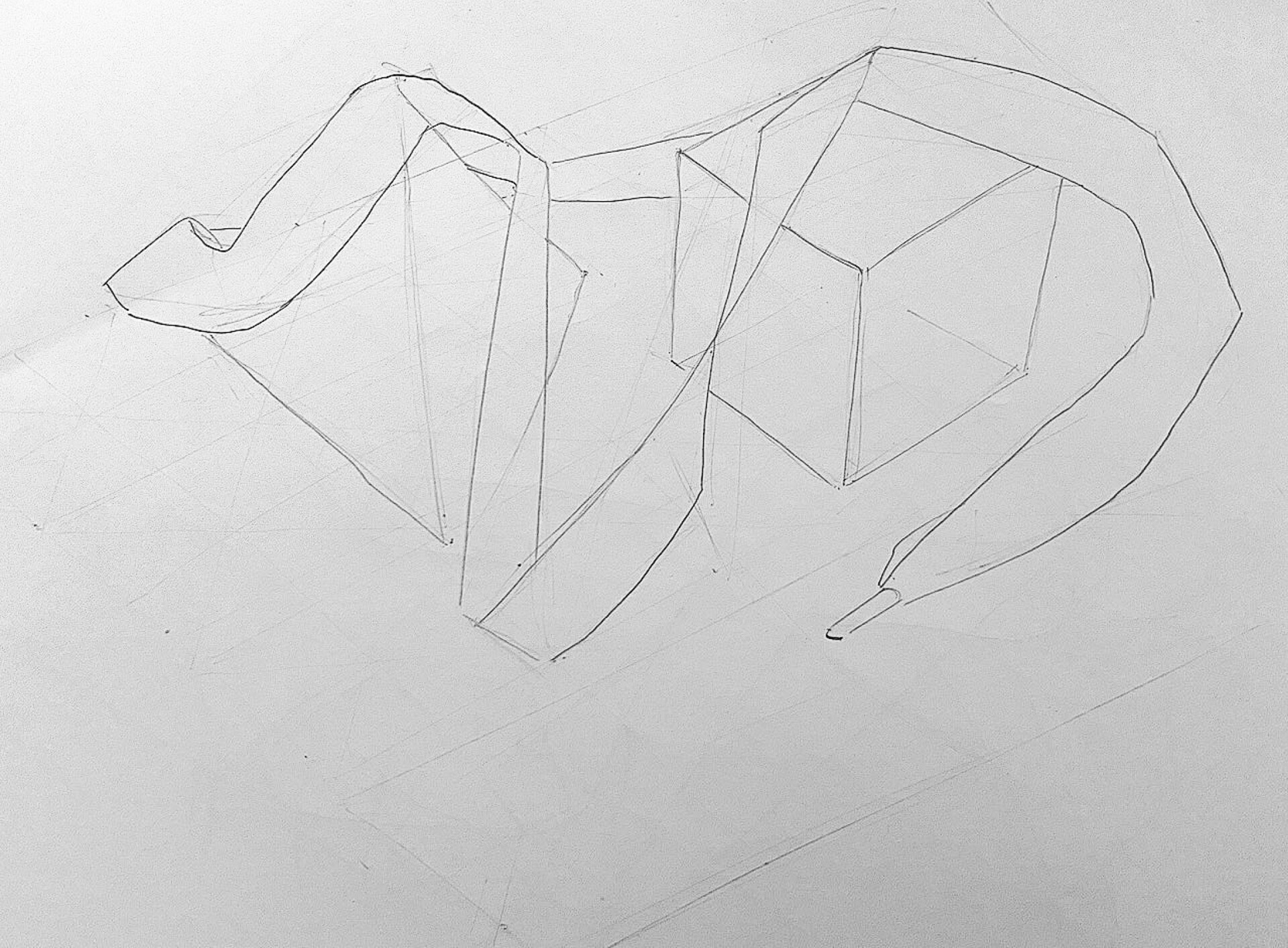 ArtStation - Observational drawings of ribbons