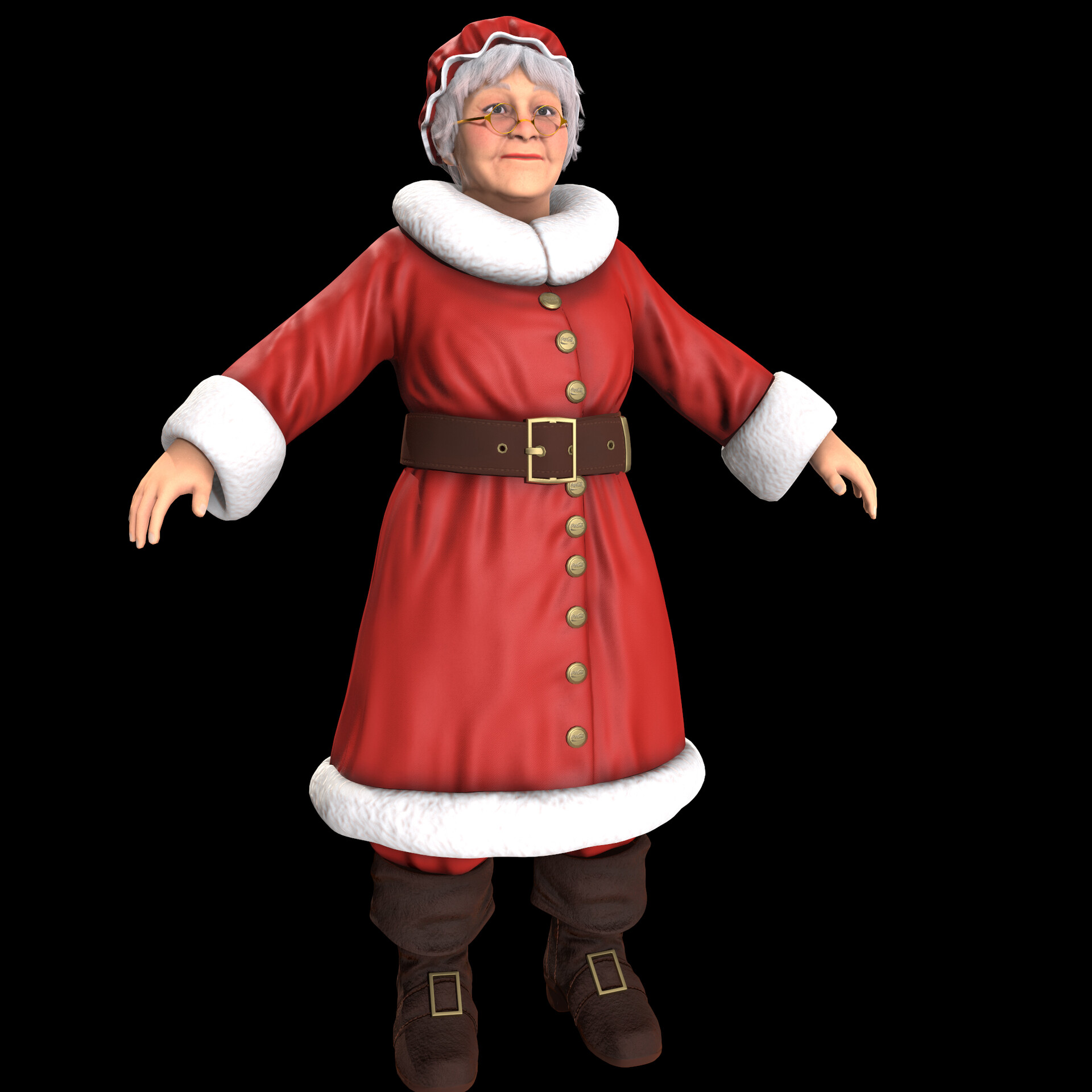 ArtStation - Mother Claus Coca-Cola 2021