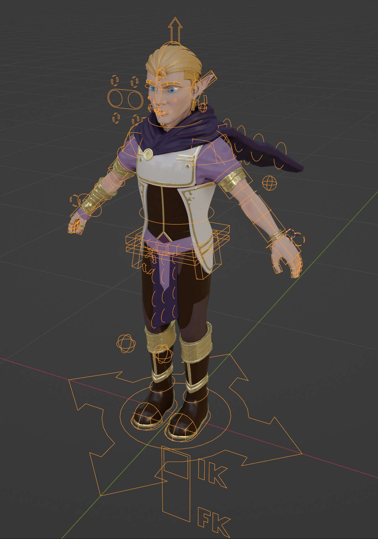 Mattias Pryck - Ameth Whitefeather, my dungeons and dragons character (wip)