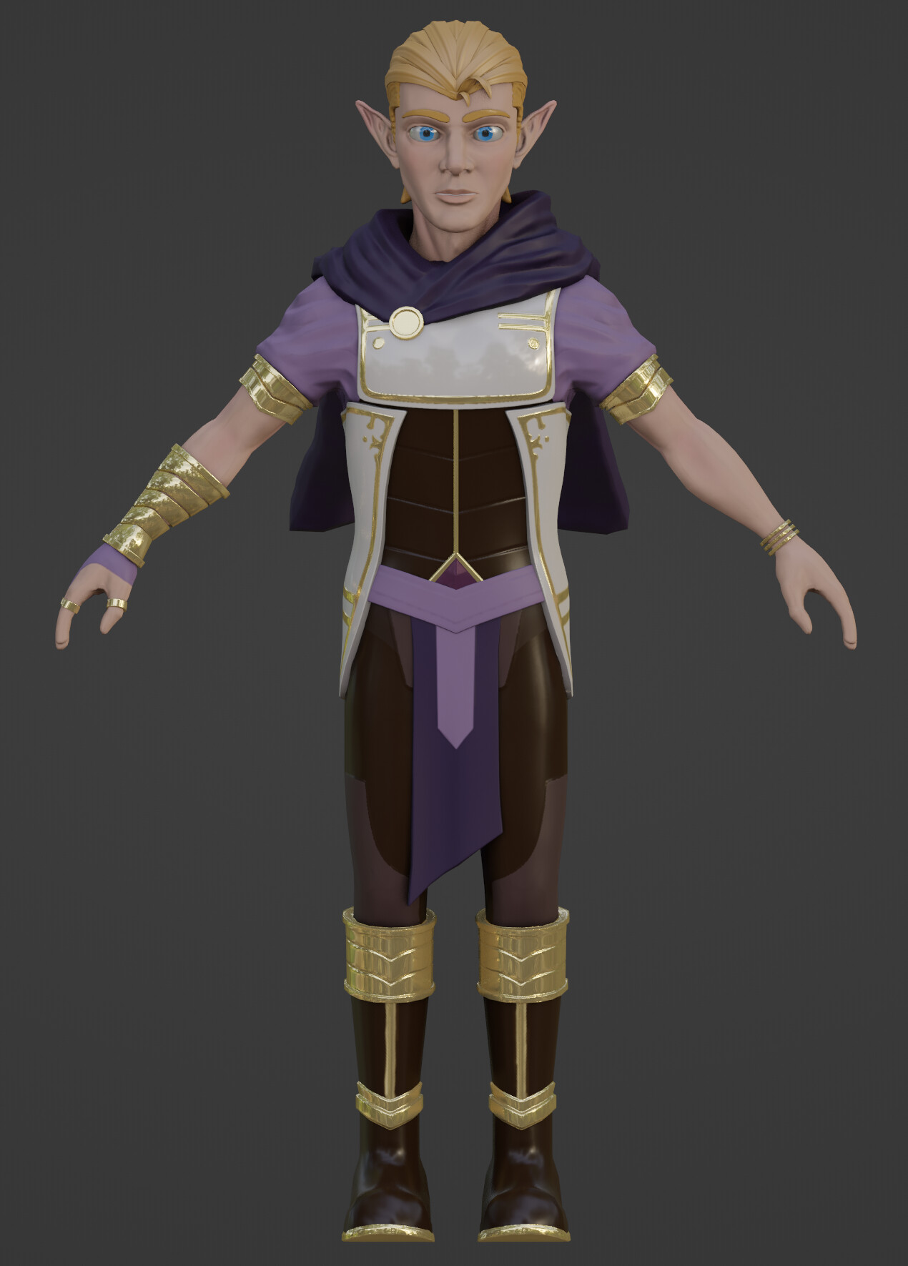 Mattias Pryck - Ameth Whitefeather, my dungeons and dragons character (wip)