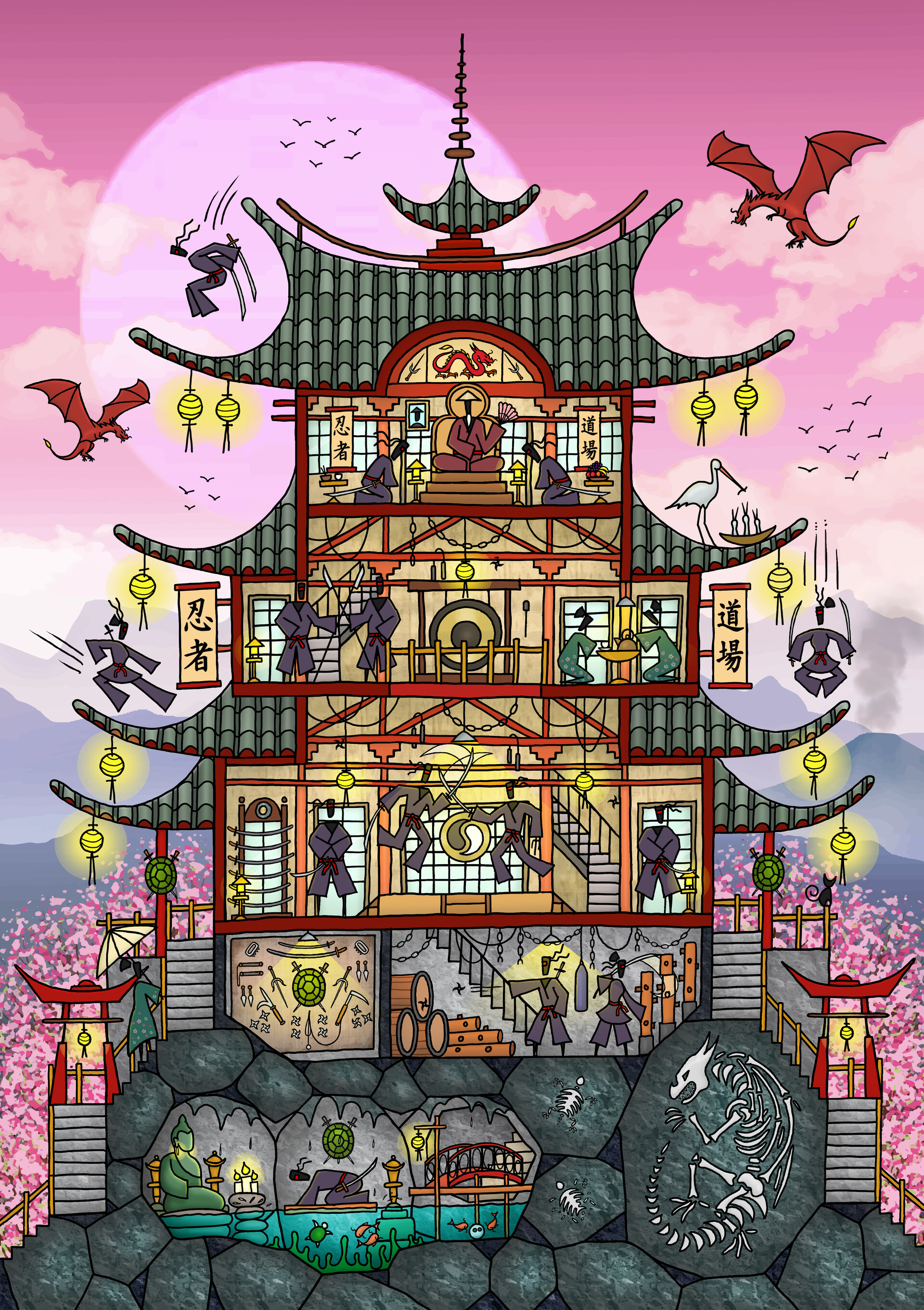 ArtStation - Scene 15: Legendary Dojo