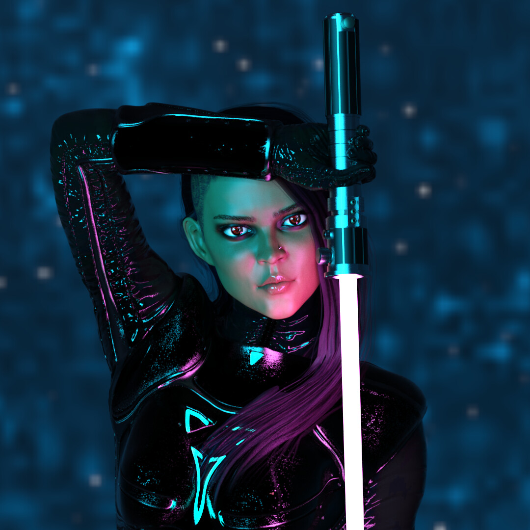 ArtStation - Root Sith with Lightsaber