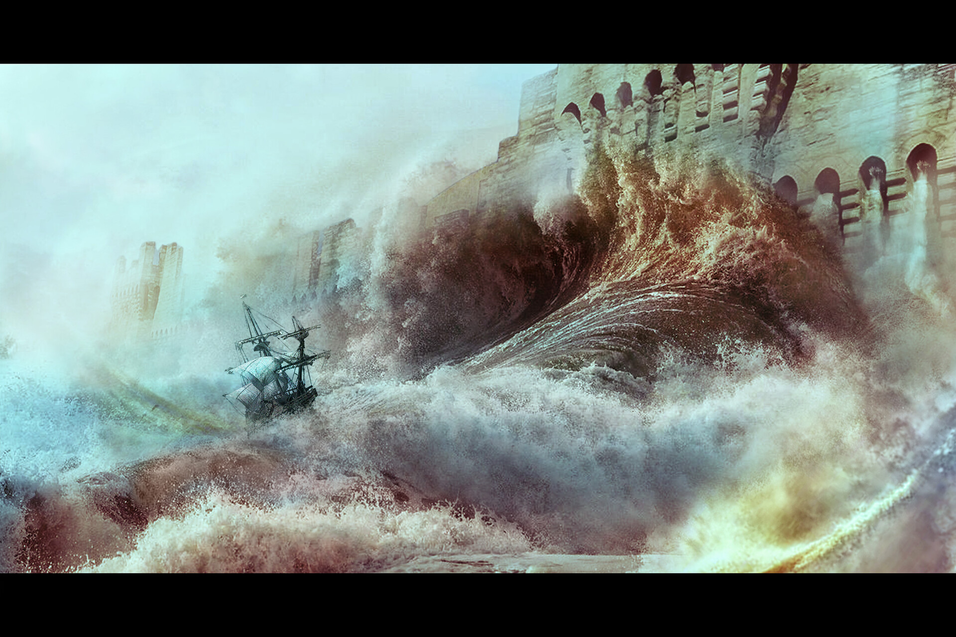 ArtStation - Série sur les galions