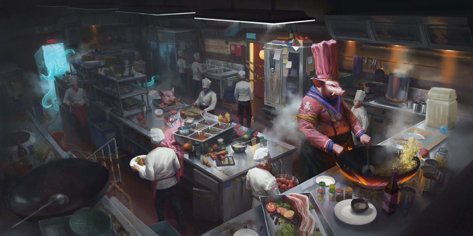 ArtStation - Pig chef