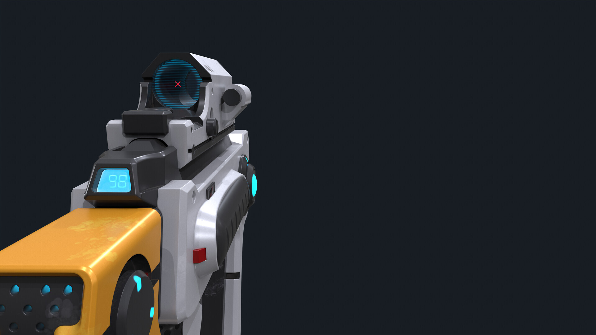 ArtStation - Futuristic gun