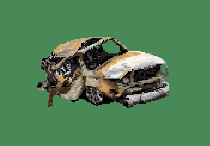 ArtStation - pixel car