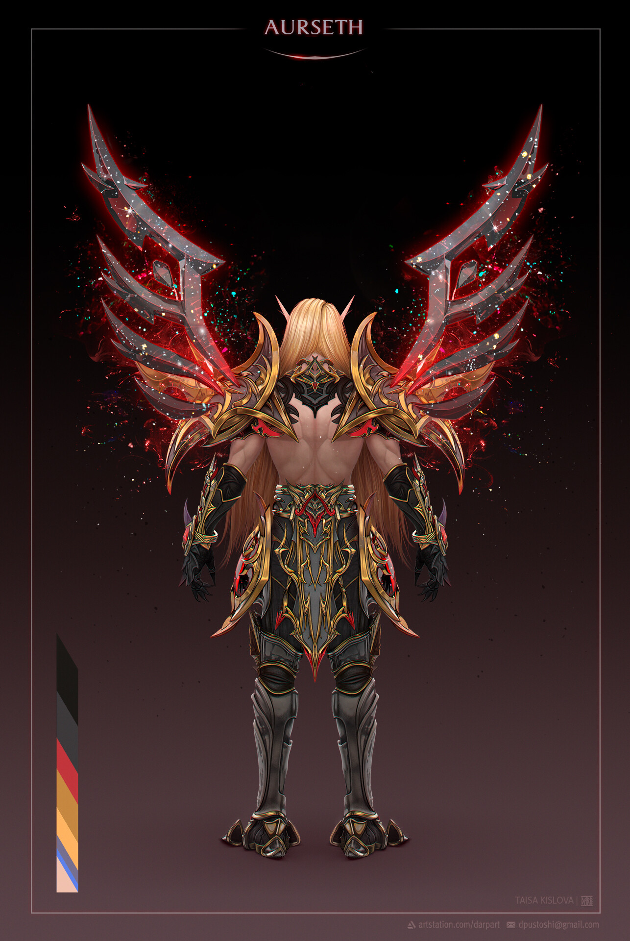 Taisa Kislova (DarP) - SCARLET VOID — CHARACTER DESIGN