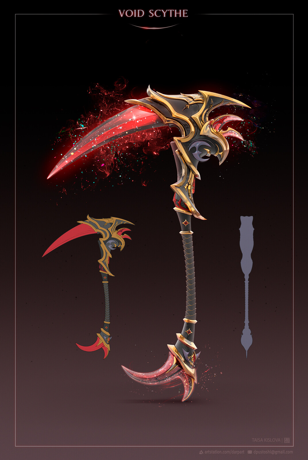 Taisa Kislova (DarP) - SCARLET VOID — CHARACTER DESIGN