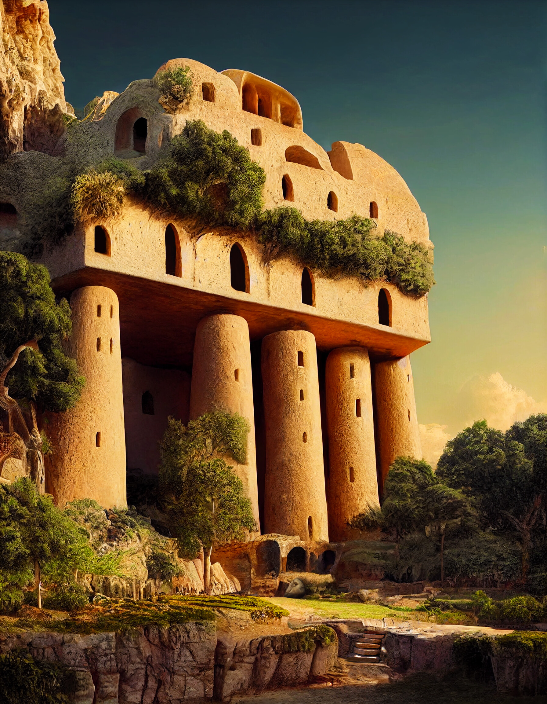 ArtStation - Delphi Valley Hidden Structures