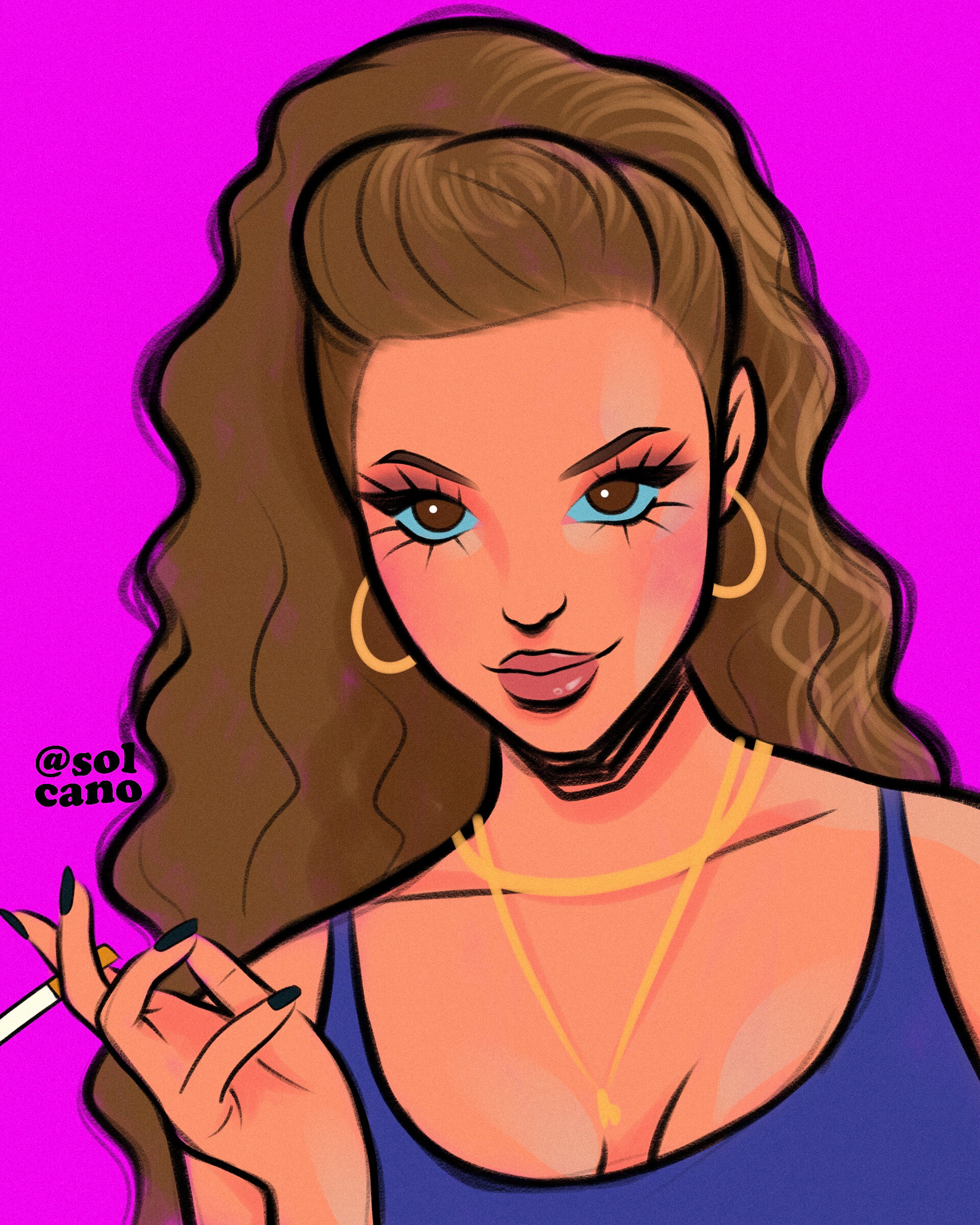 ArtStation - Adriana La Cerva by @solcano