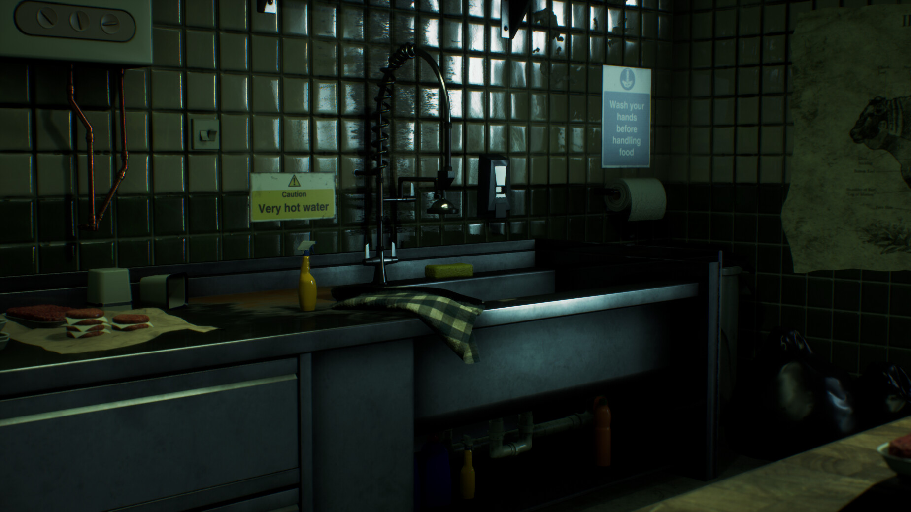 Katya Thomas - The Cutting Room - GAME ART DIORAMA (Escape Studios MA 2022)