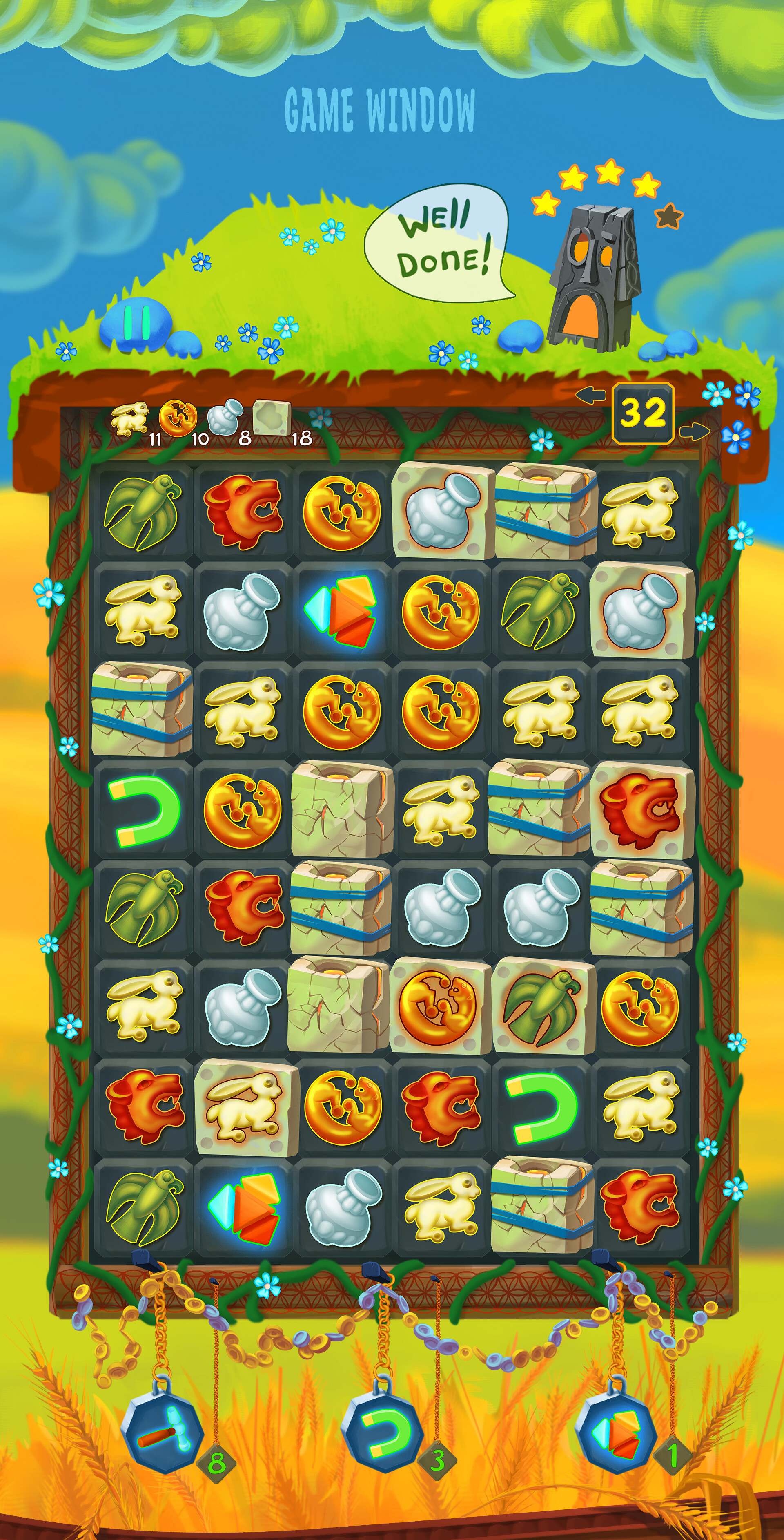 ArtStation - Match 3 game art