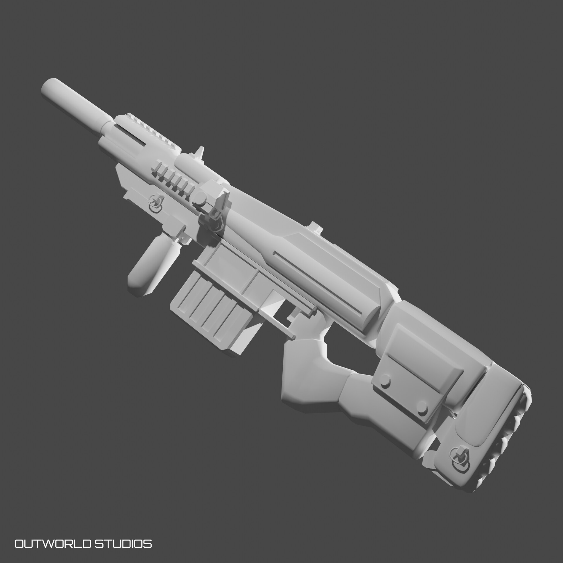 ArtStation - Scion Conflict: Krytera Arm's Railgun WIP