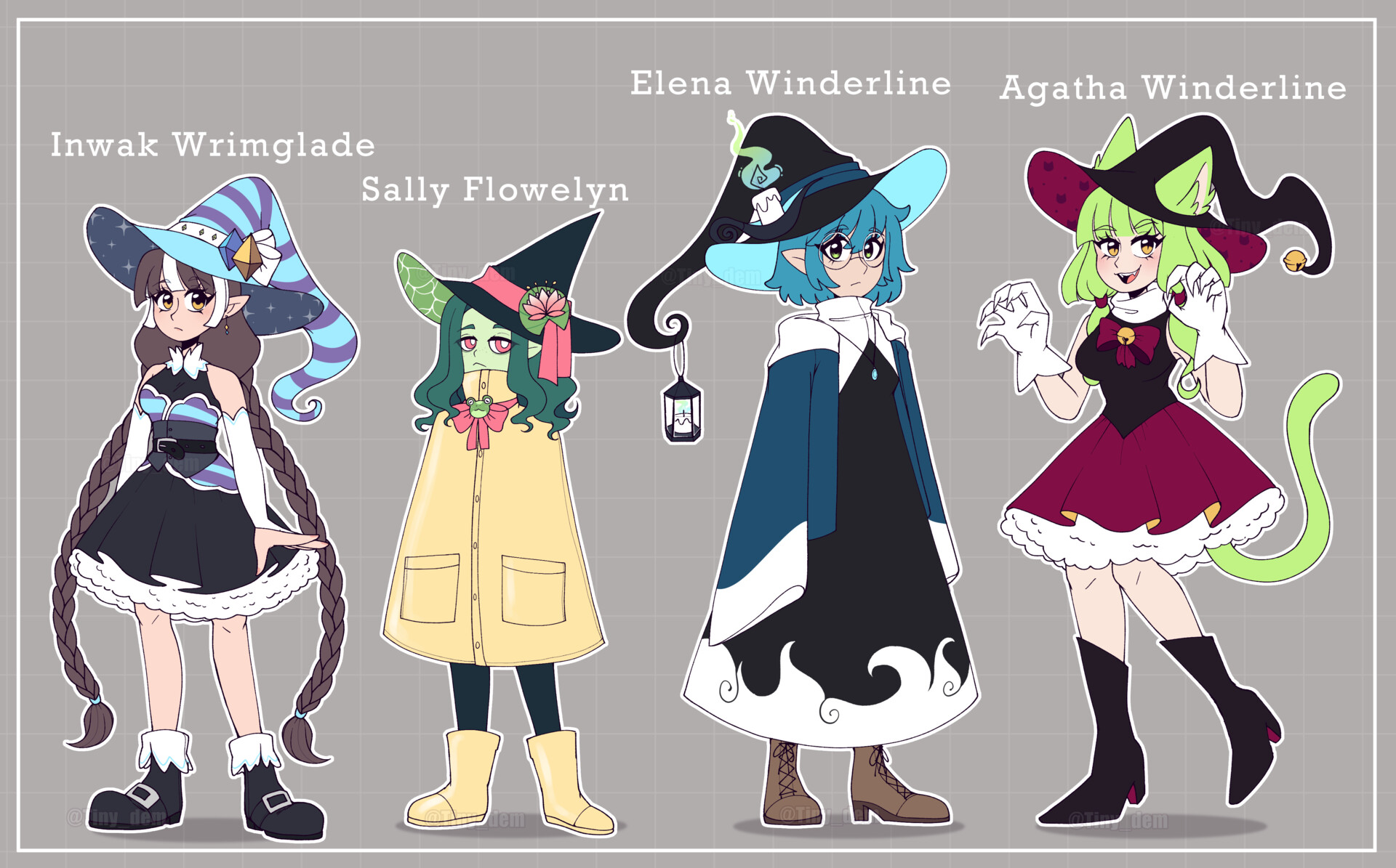 ArtStation - [OC] Witches' designs