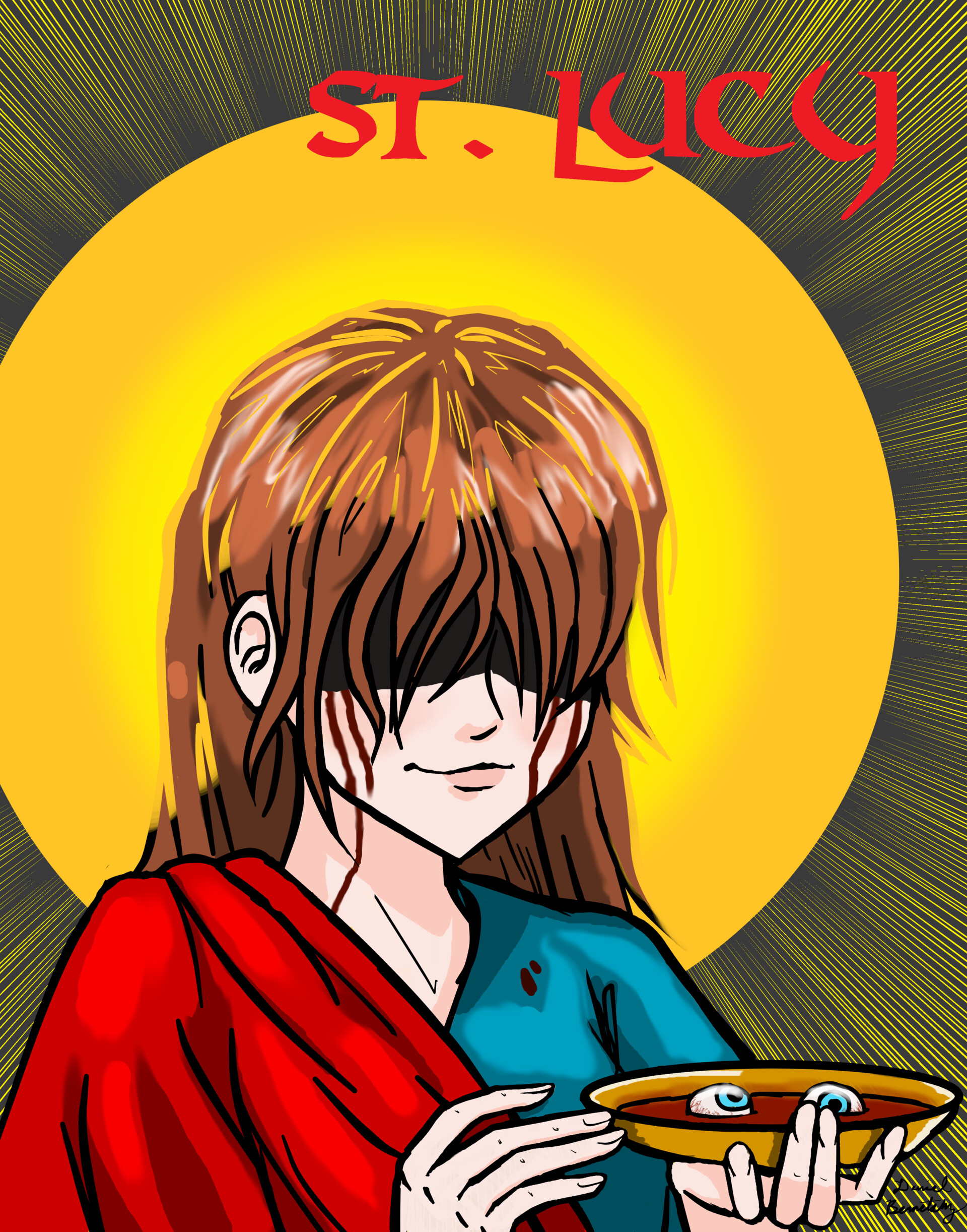 ArtStation - St. Lucy Icon