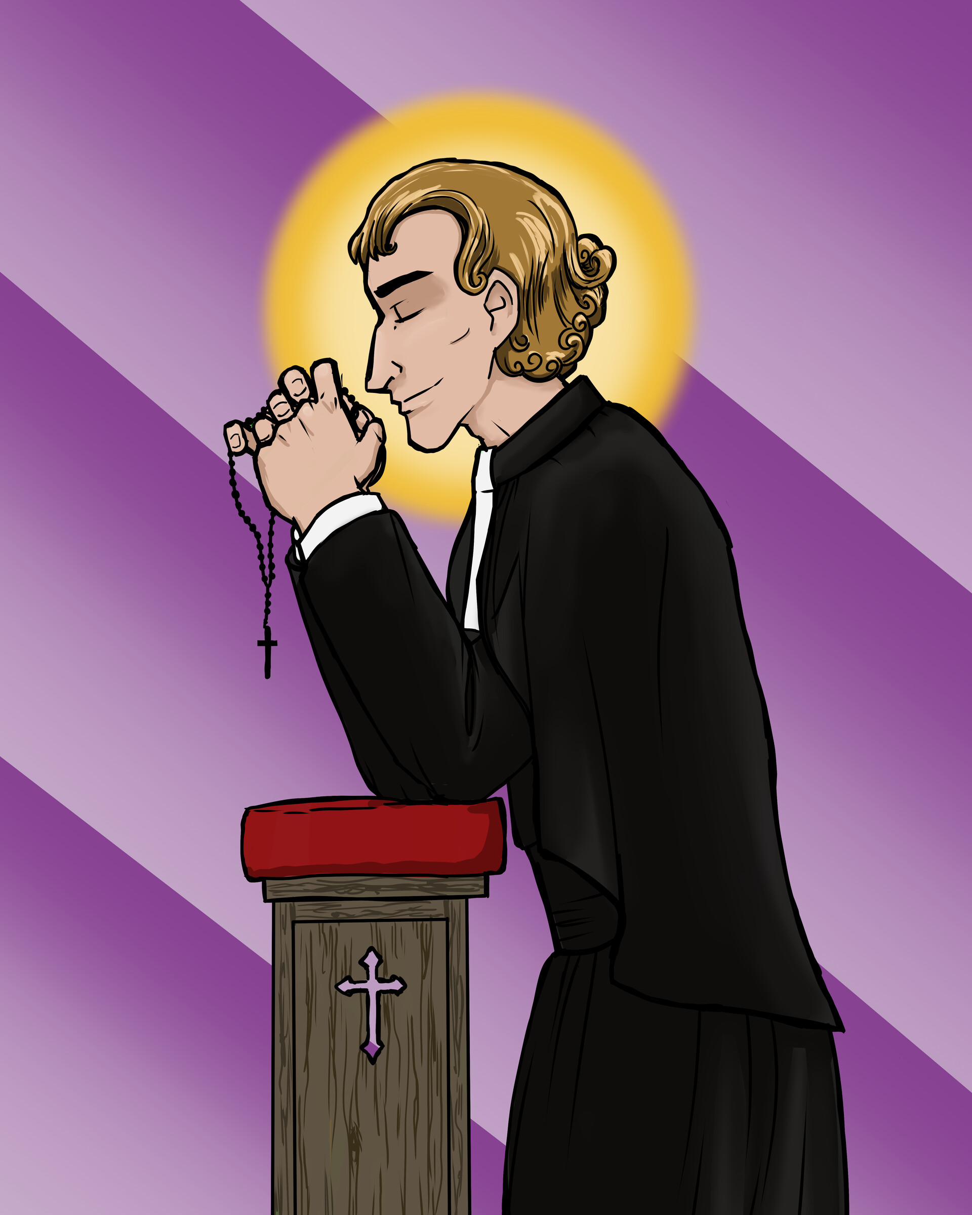 ArtStation - St. Louis De Montfort