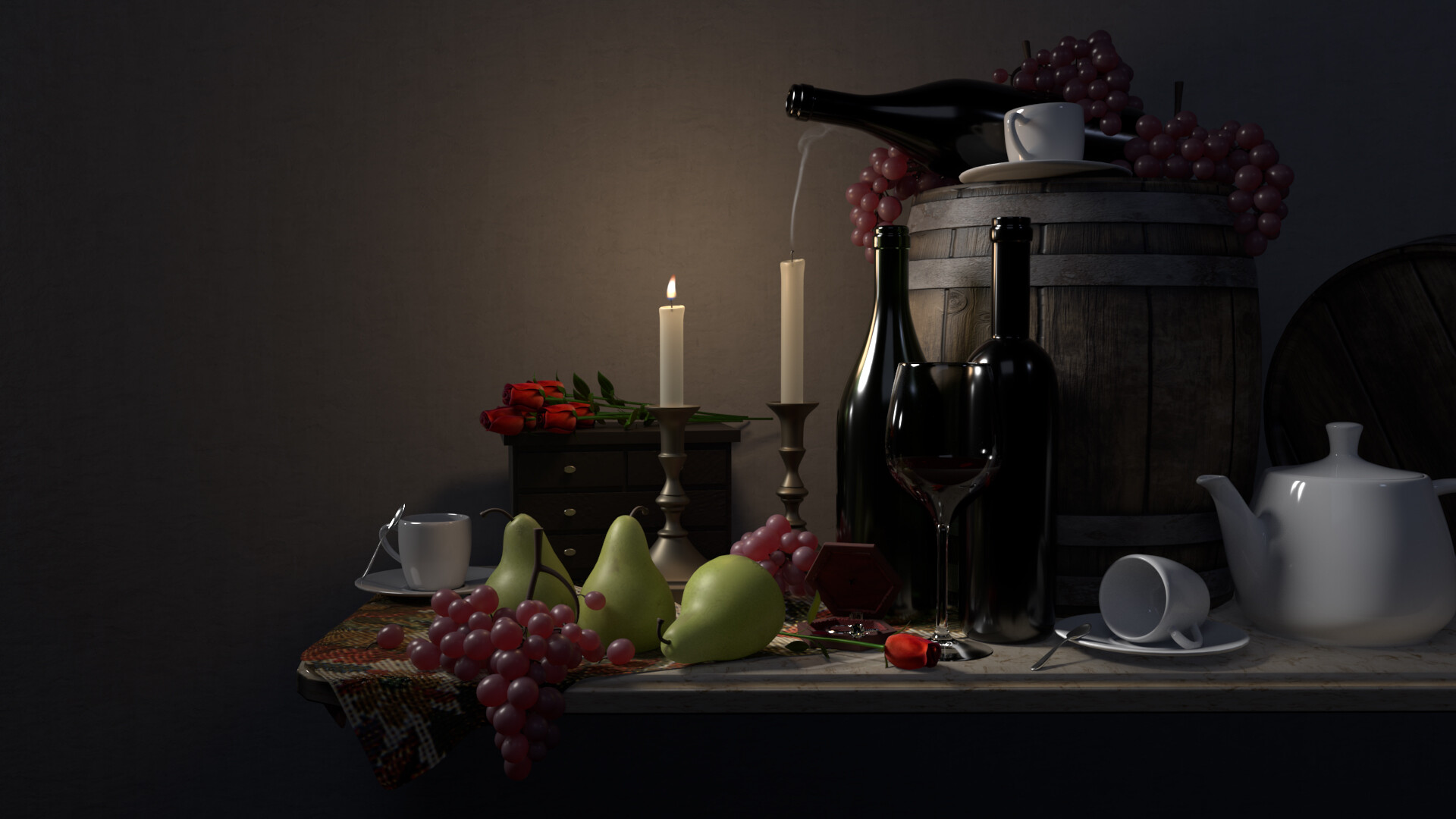 ArtStation - Baroque Style Inspired Still Life