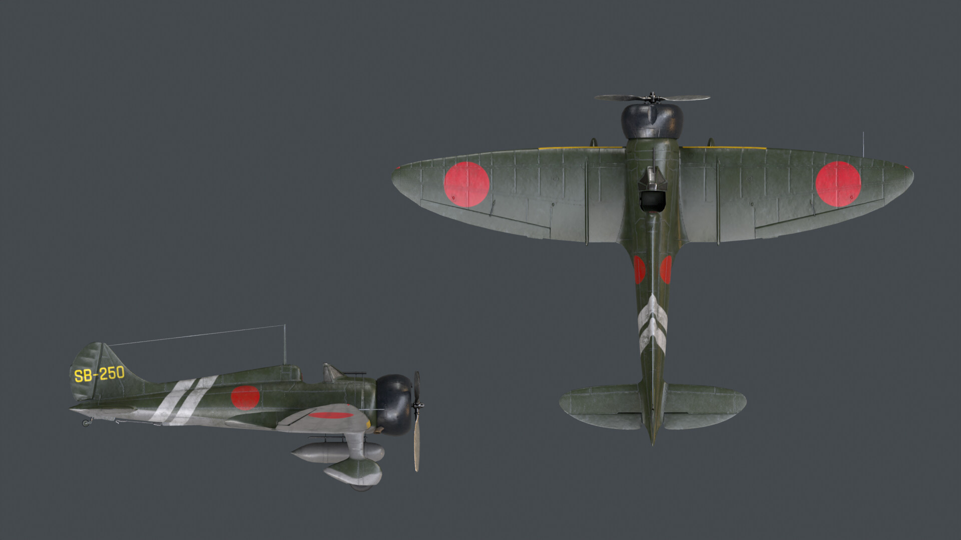 Leon Tung - japanese ww2 A5M fighter