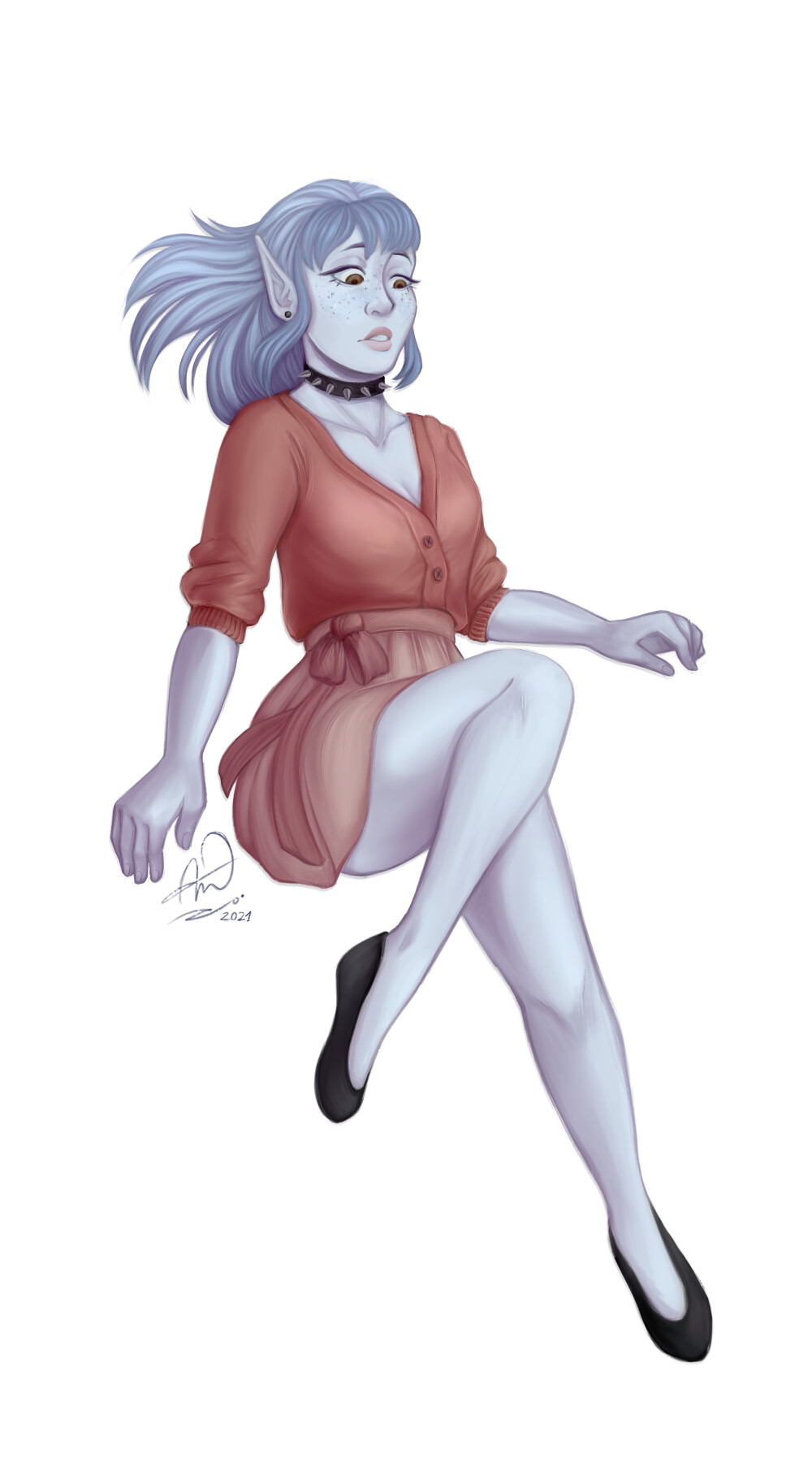 Lime Artsu - Character Illustration: Lea