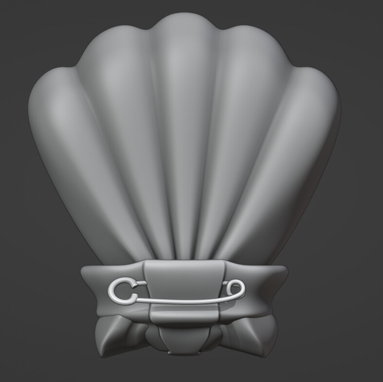 ArtStation - Inktober 2022 - Day 4 - Scallop