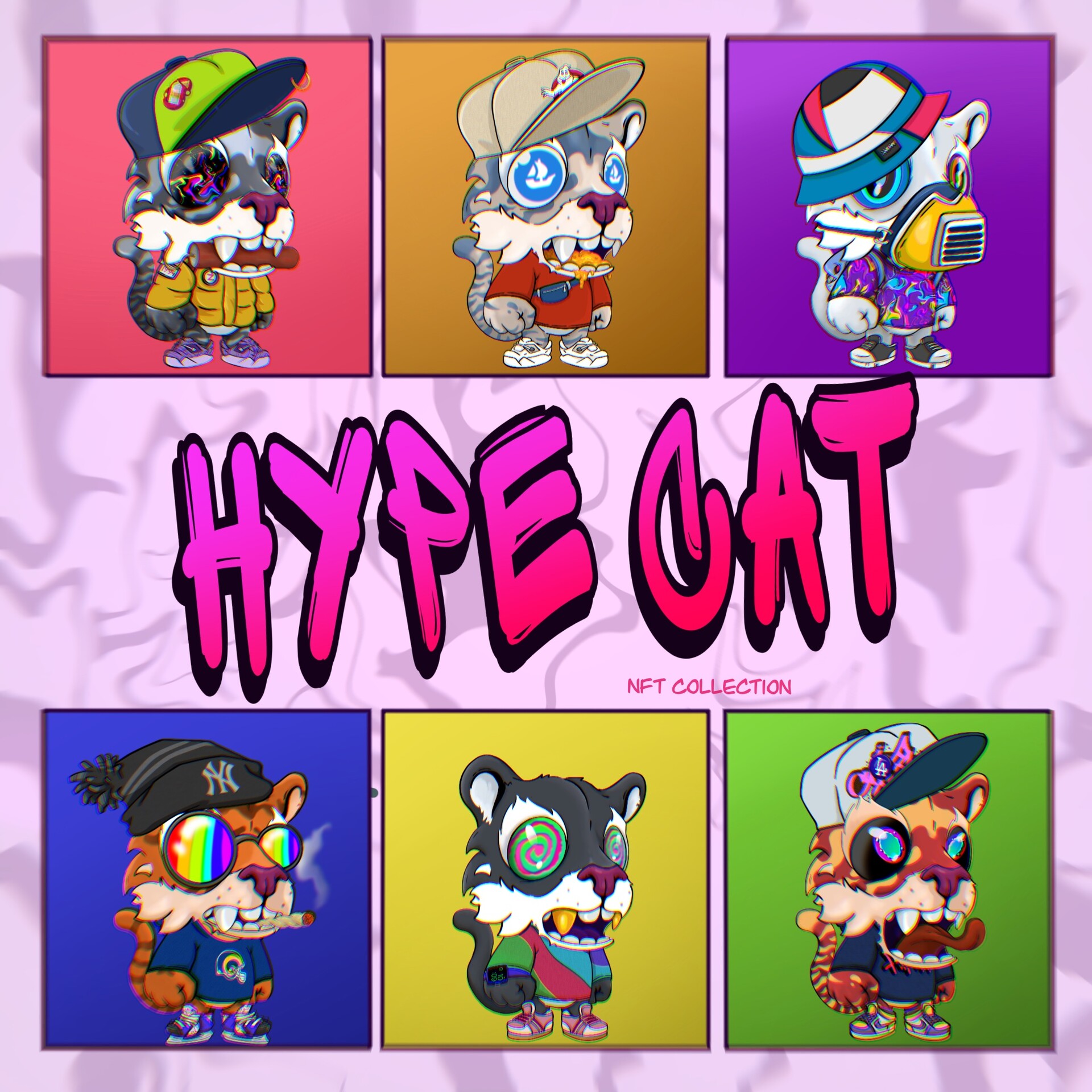 ArtStation - NFT collection (HYPE CAT )