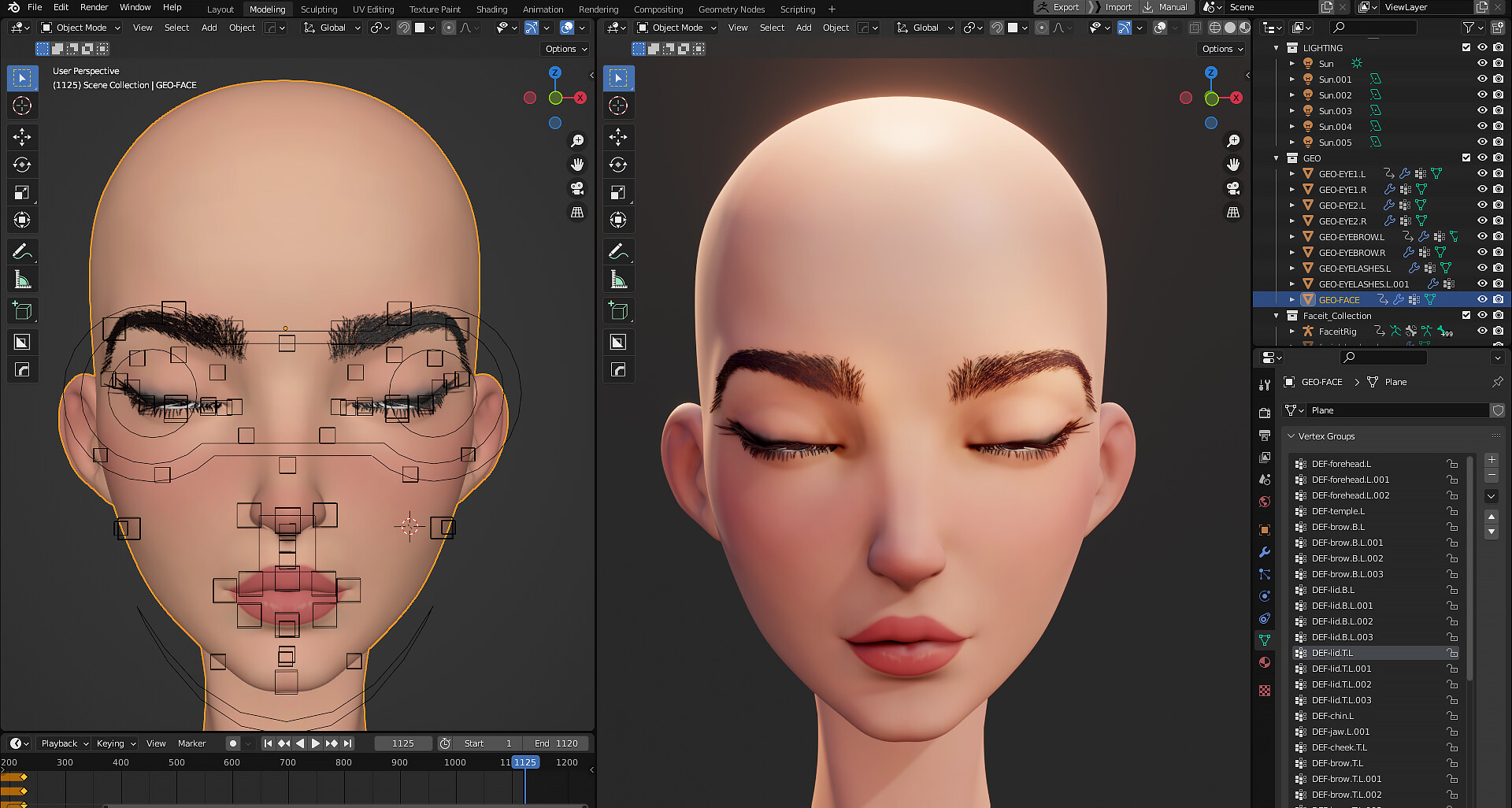 3d Store Zbrush And Blender Character Models Download Rigging Face In