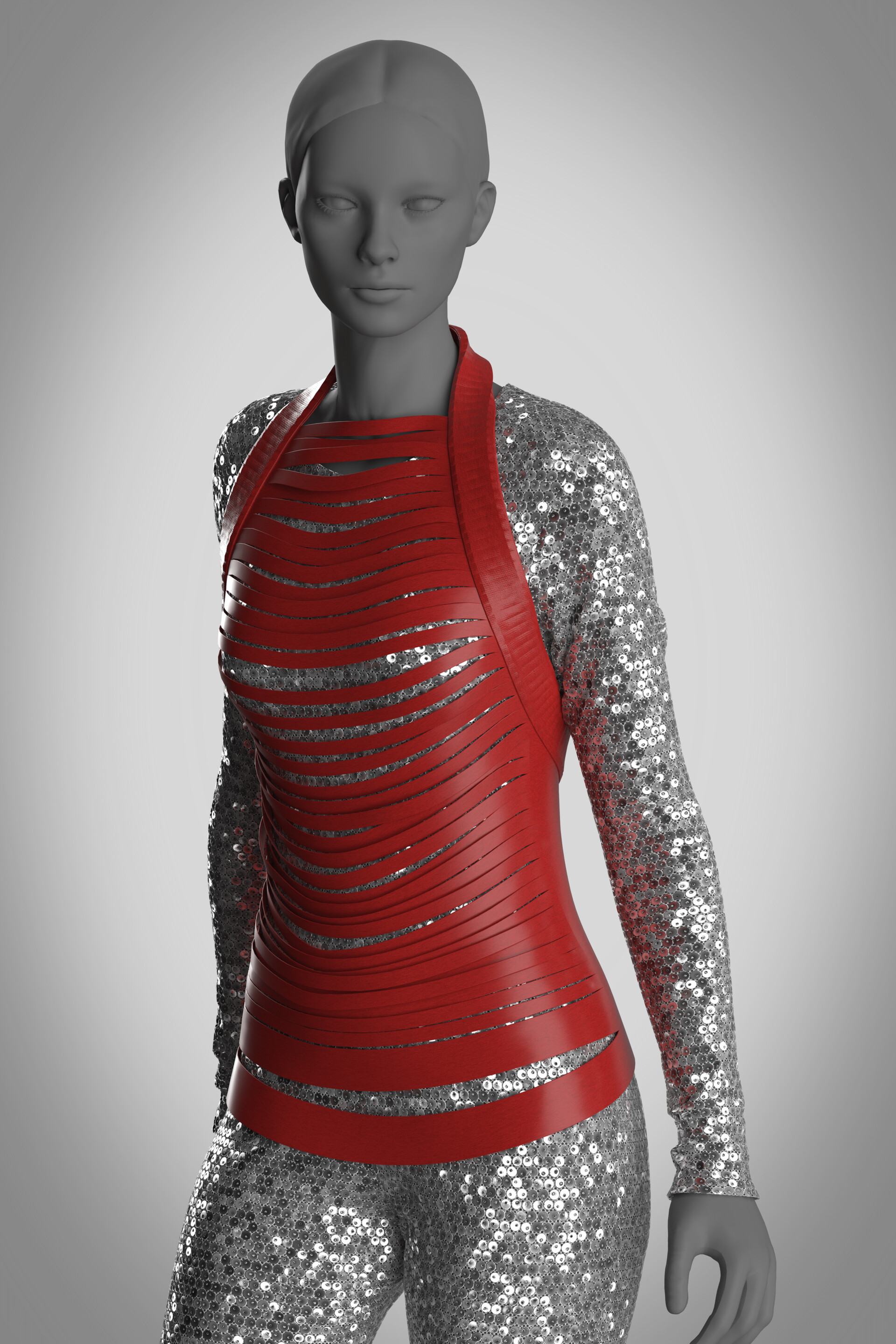 ArtStation - Sequin Dress