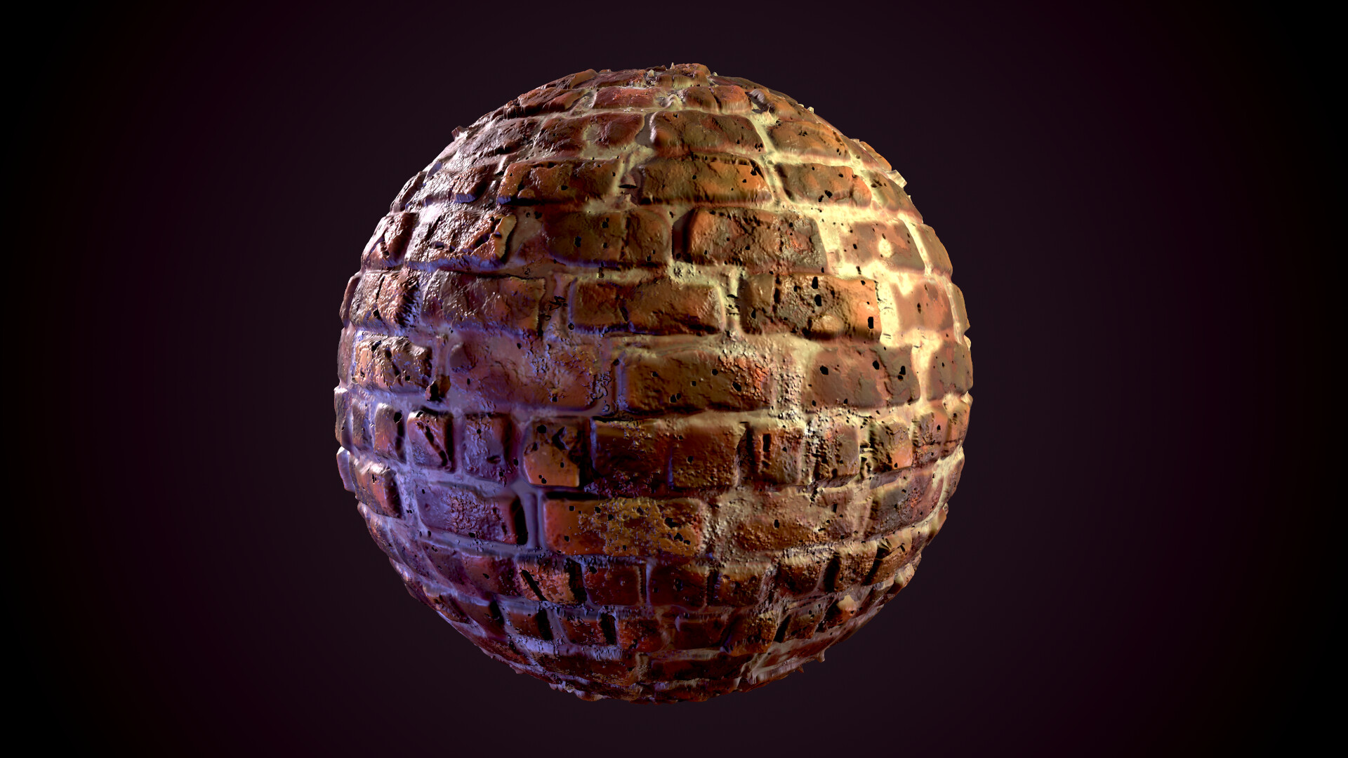 ArtStation - Procedural Old Brick Material