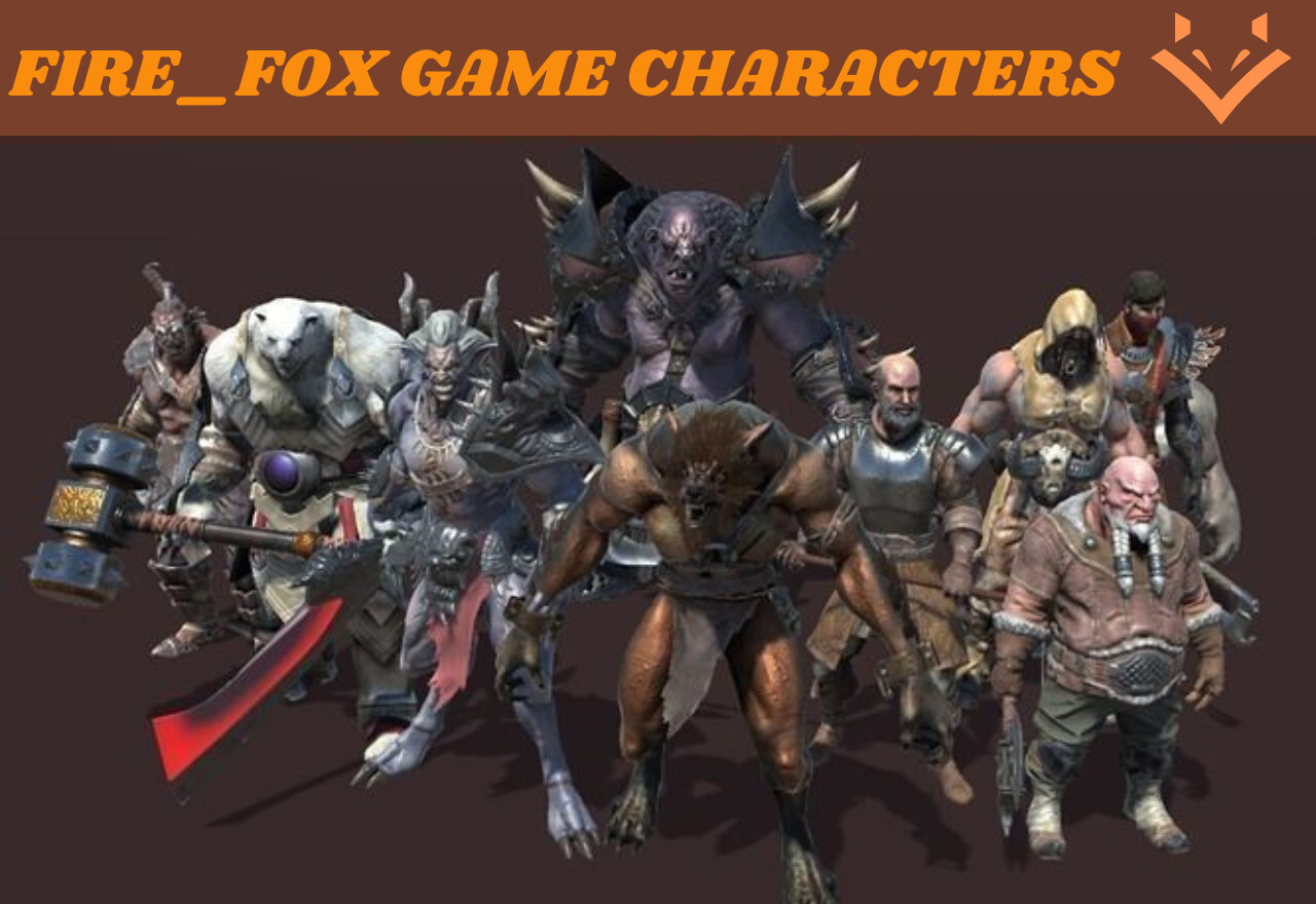 ArtStation - Human and Animals Game Character