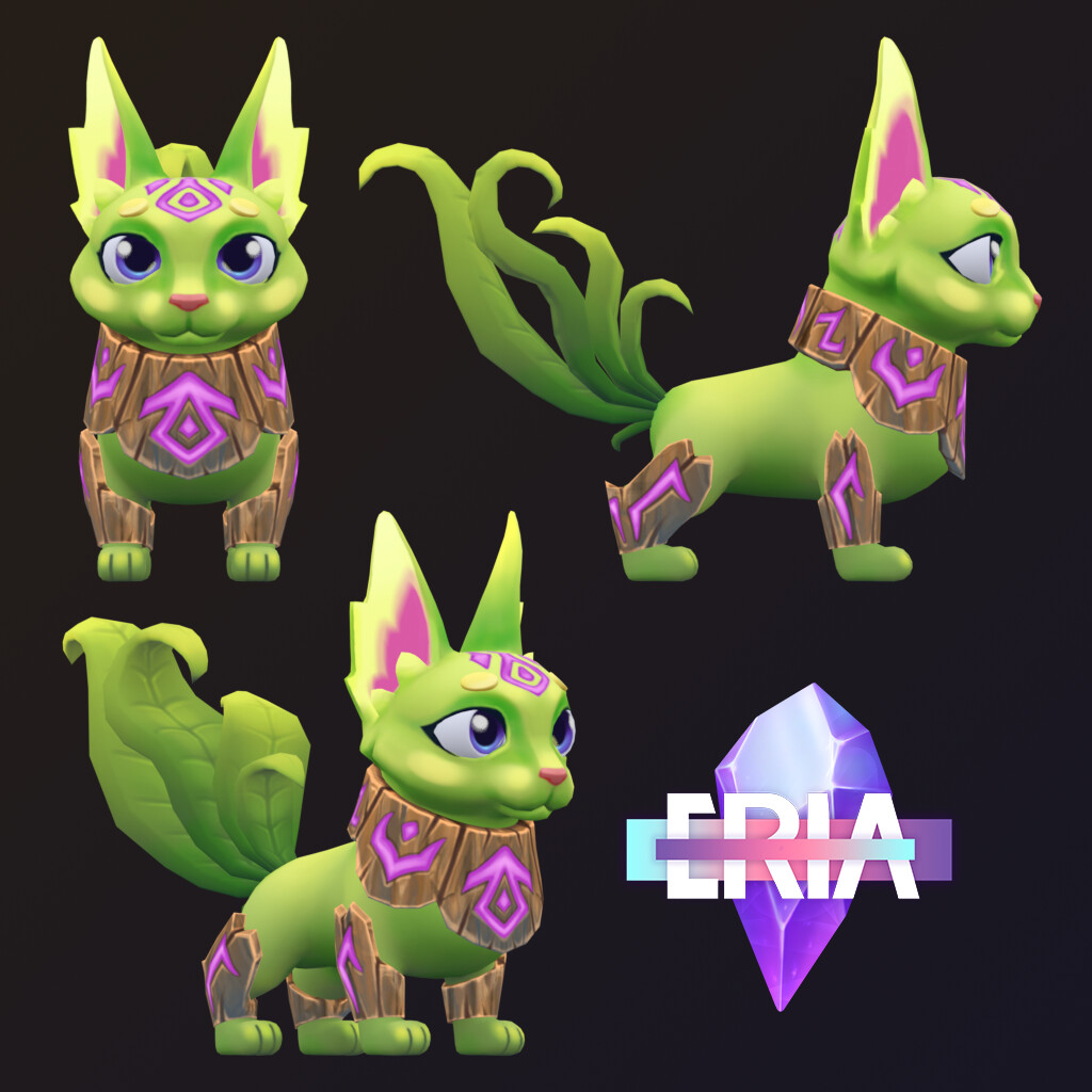 ArtStation - Meowr 3D Game Character