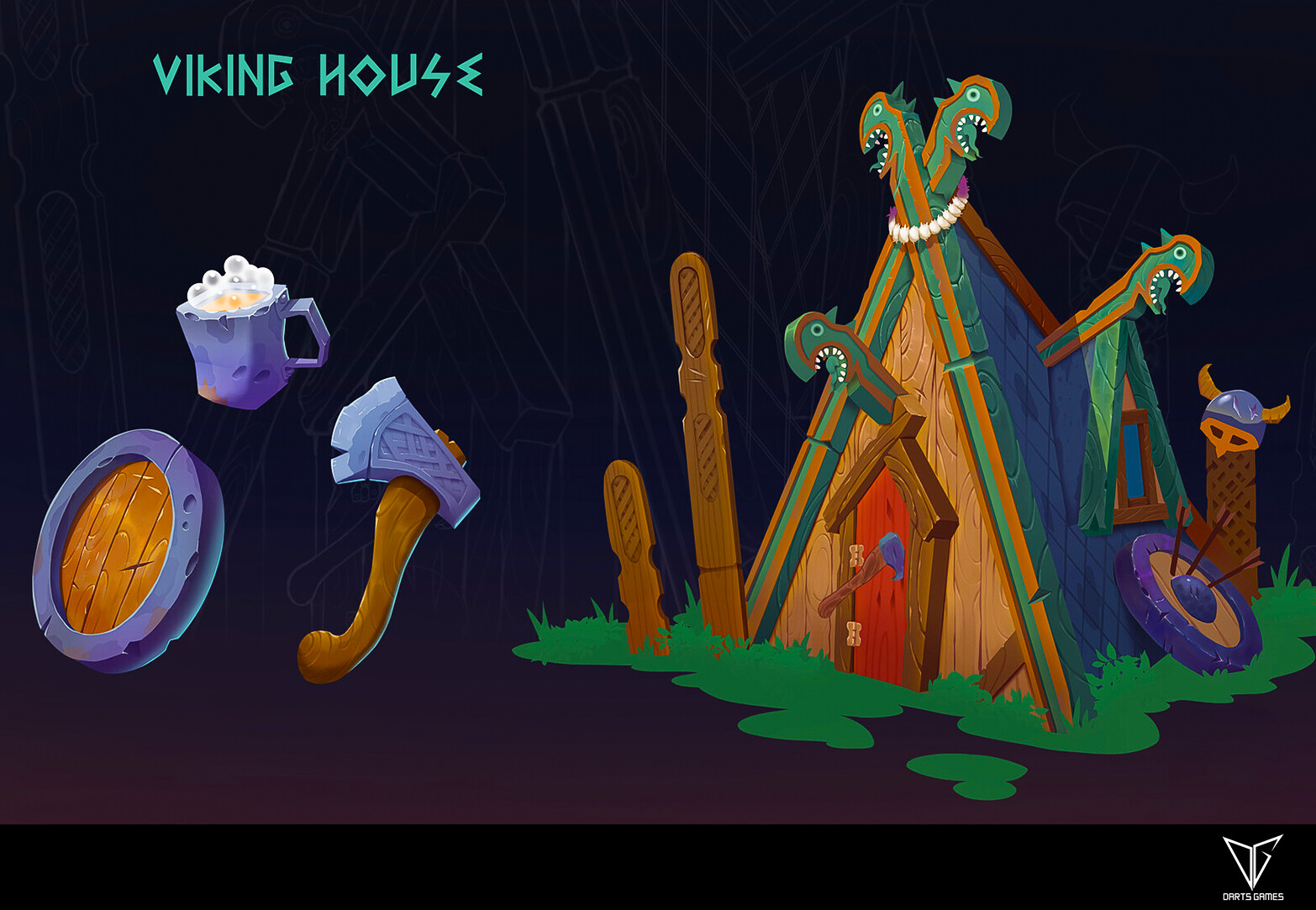 ArtStation - Concept art for an undisclosed casual mobile game