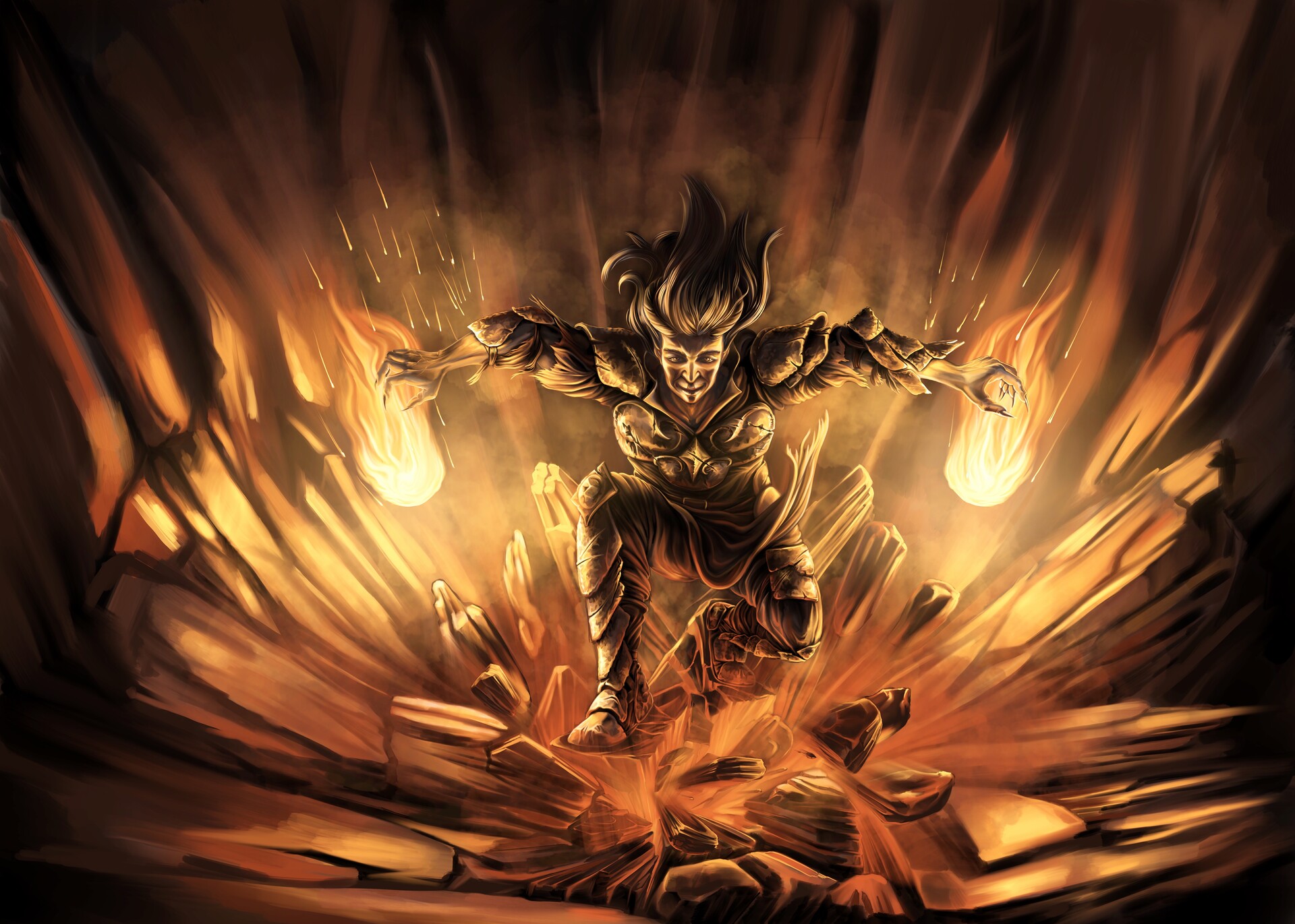 ArtStation - Rage of devil