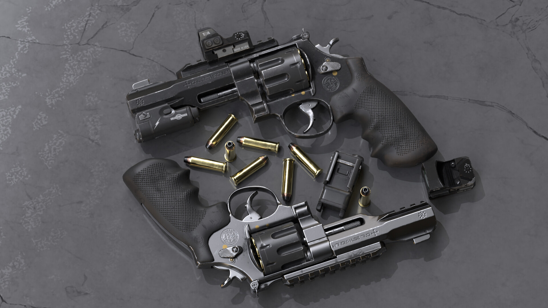ArtStation - Revolver S&W M&P R8