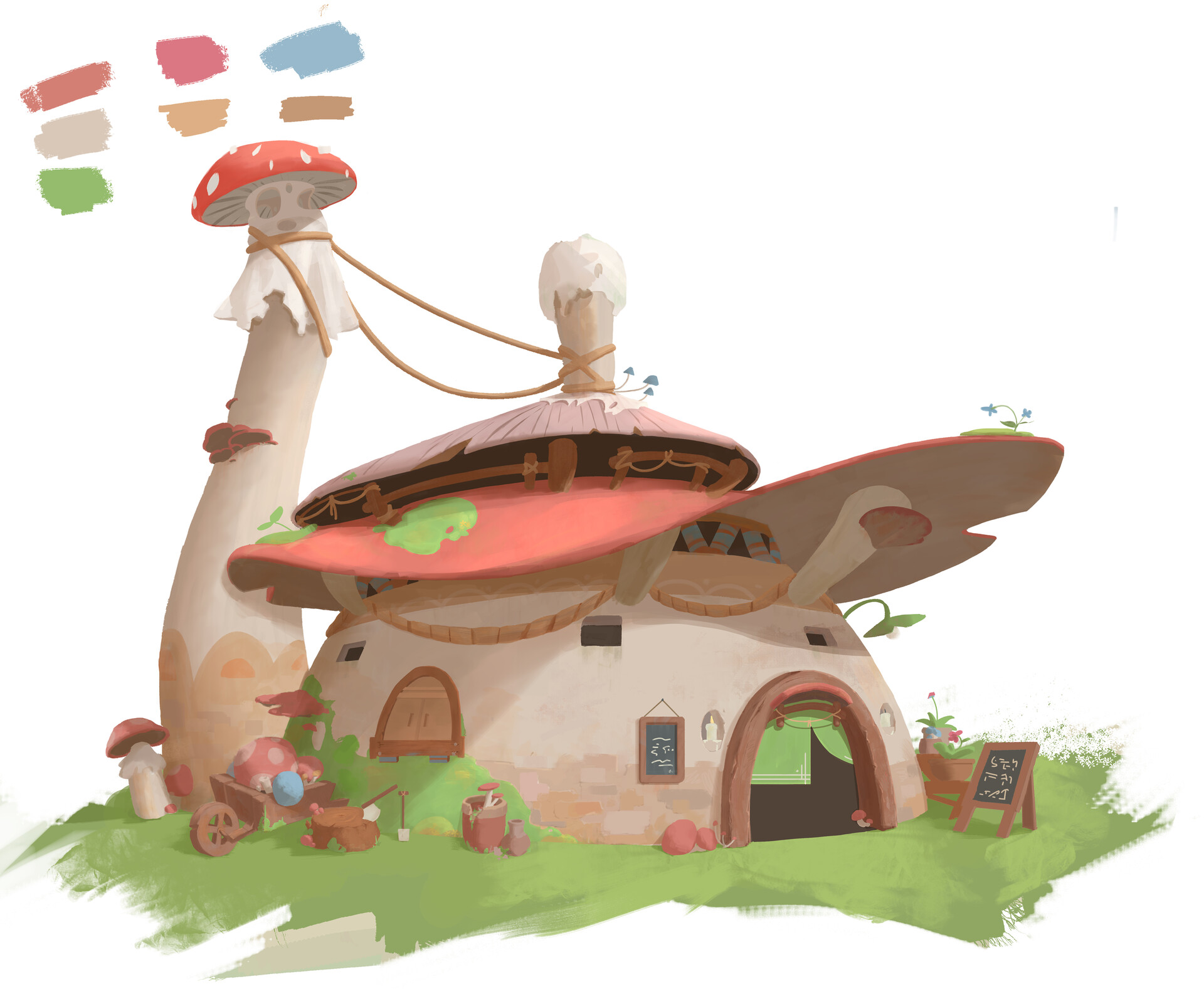 ArtStation - 蘑菇屋