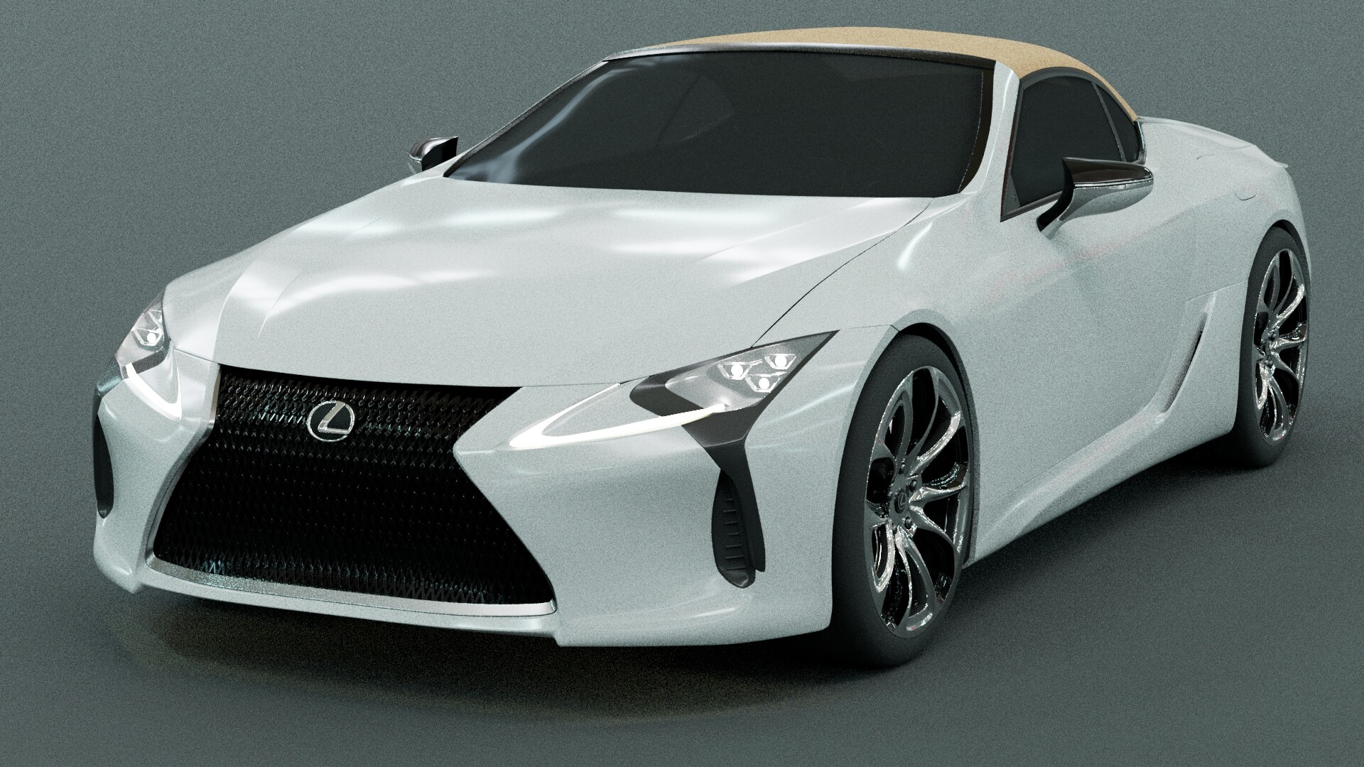 ArtStation - Maya LC500 convertible