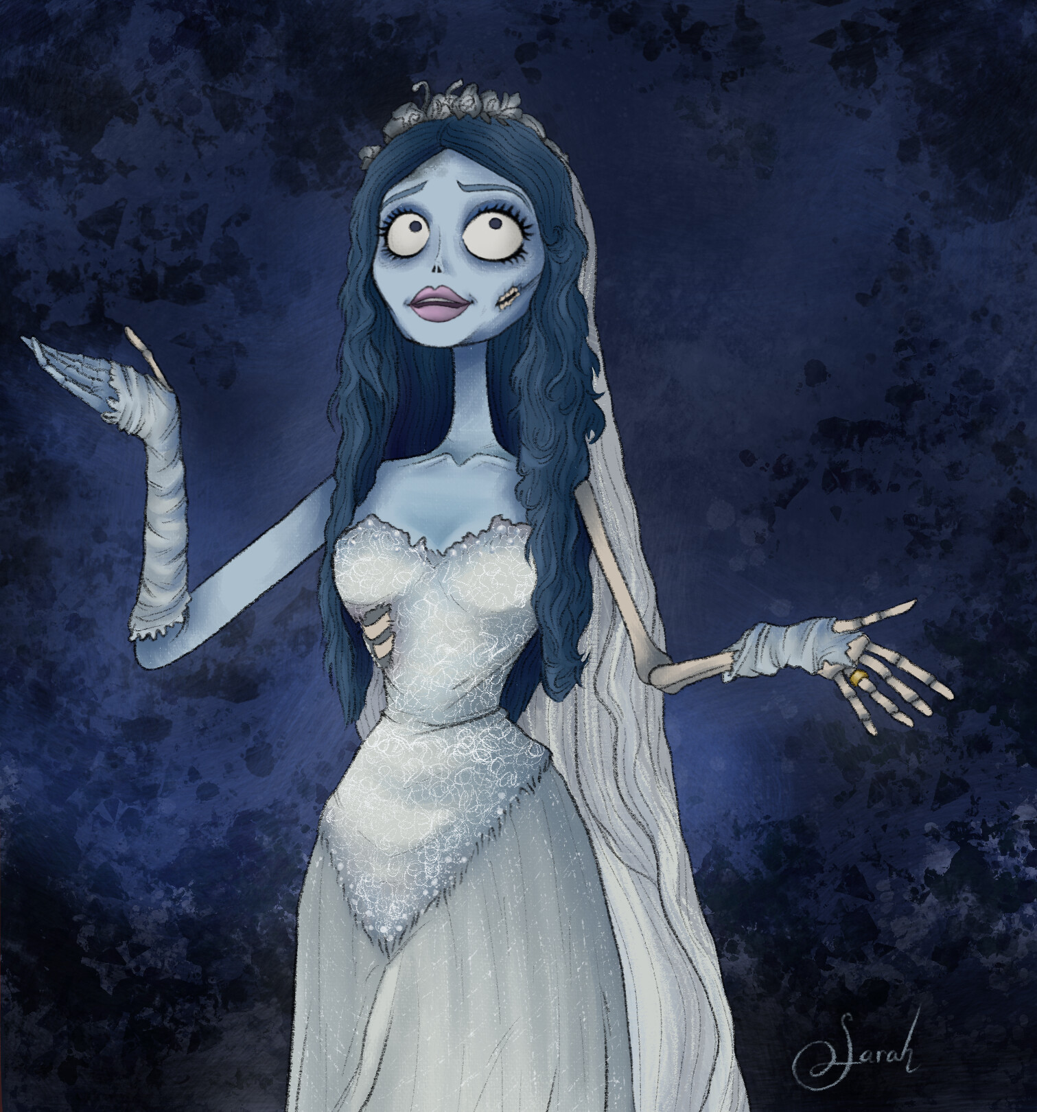 ArtStation - Emily from Corpse Bride