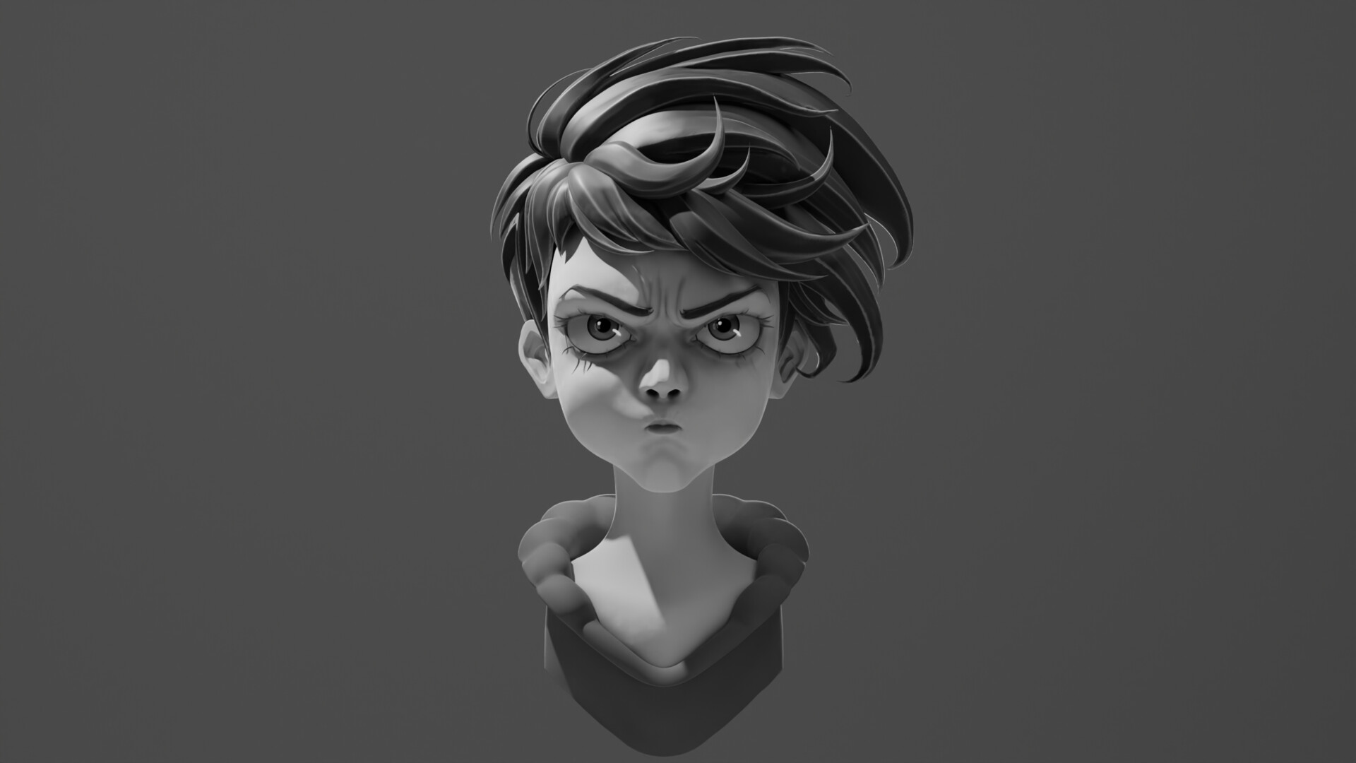 ArtStation - Grumpy Girl